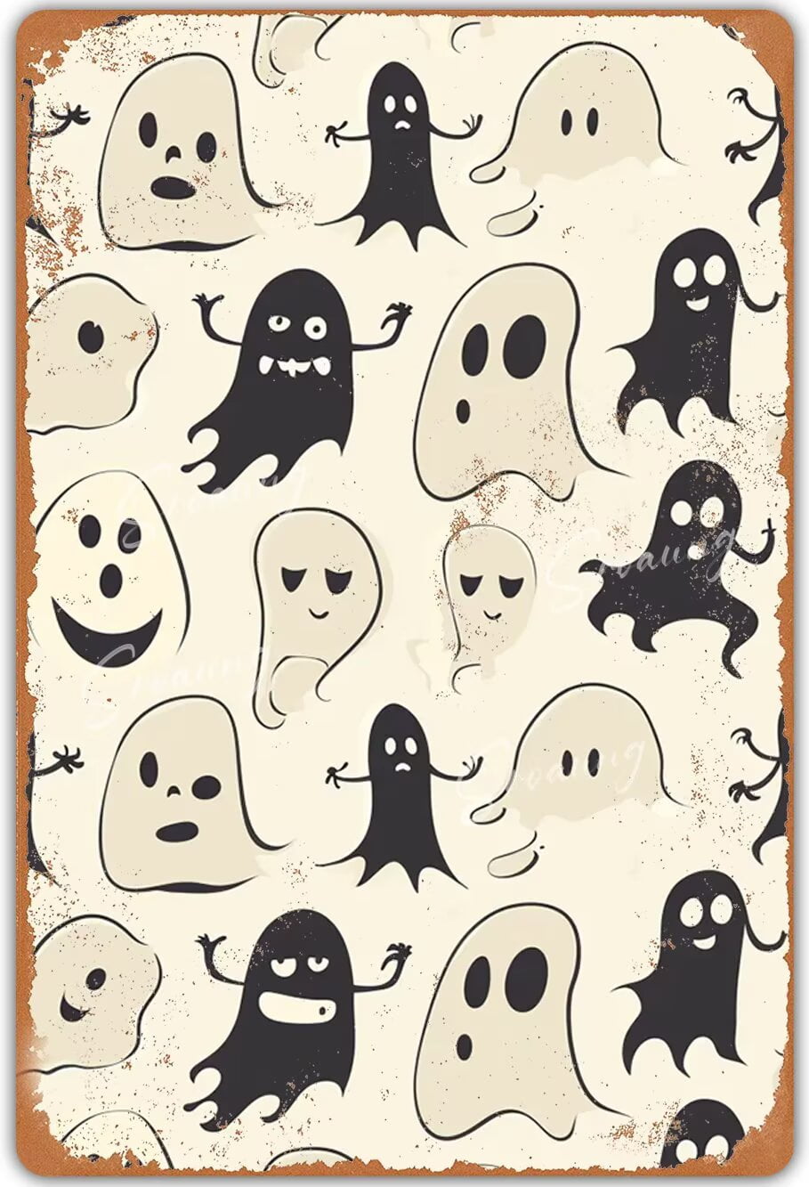 Ghost Poster Halloween 5D Diamond Painting Kits for Adults, Dark ...