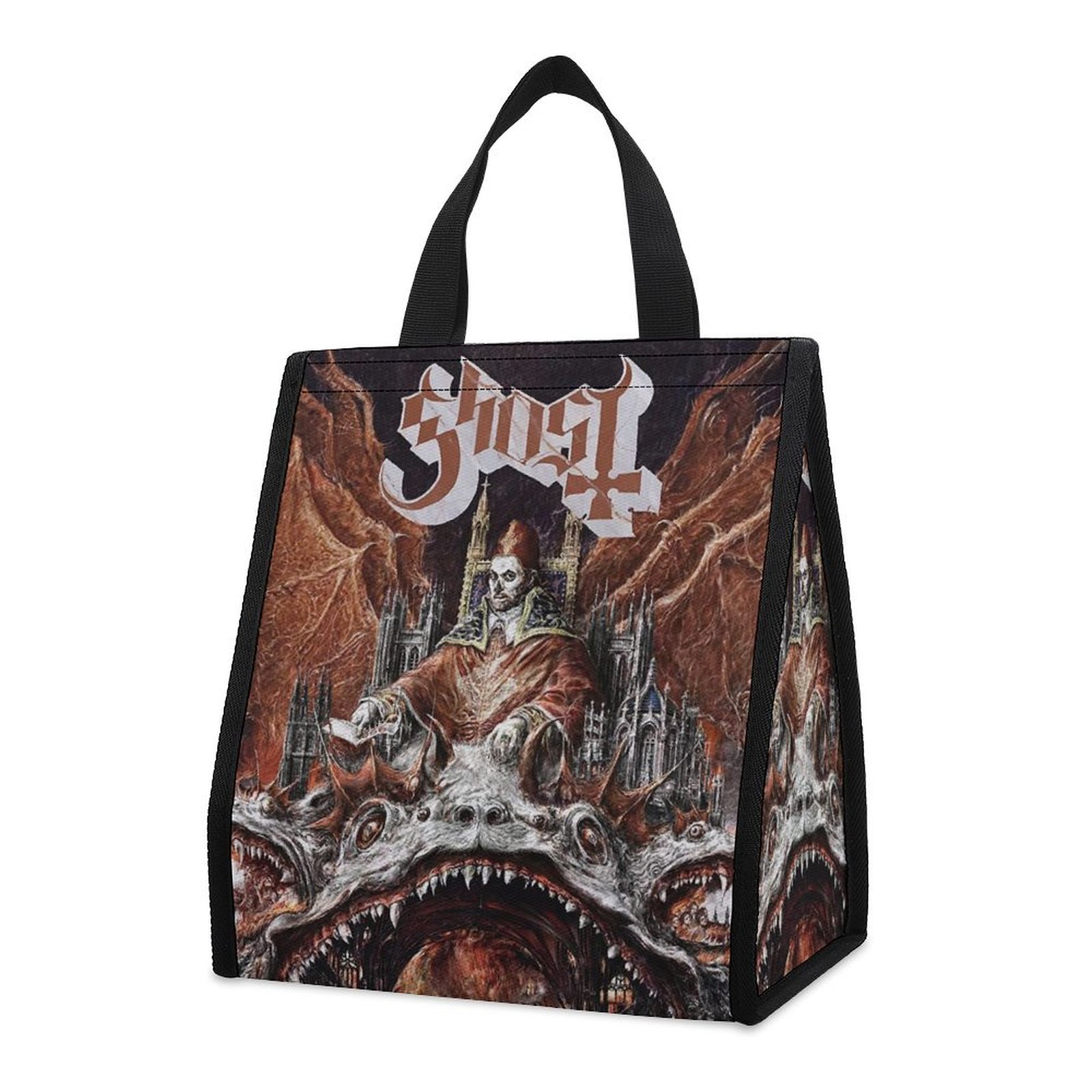 Ghost Prequelle Portable Lunch Bag Folding Insulated Lunchbag Lunch Box ...