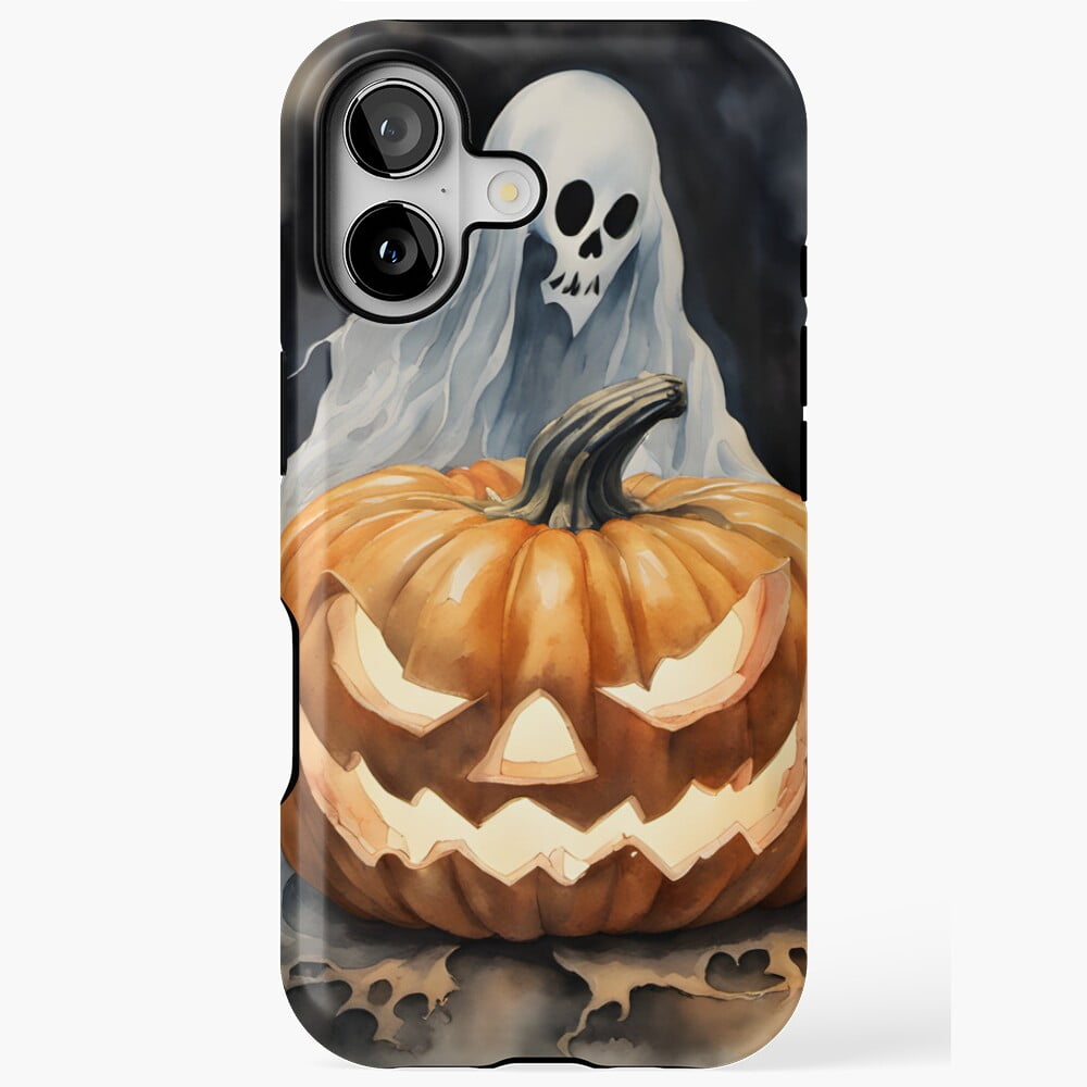 Ghost Pumpkin Cute Retro Halloween Compatible Phone Case for iPhone 11 ...