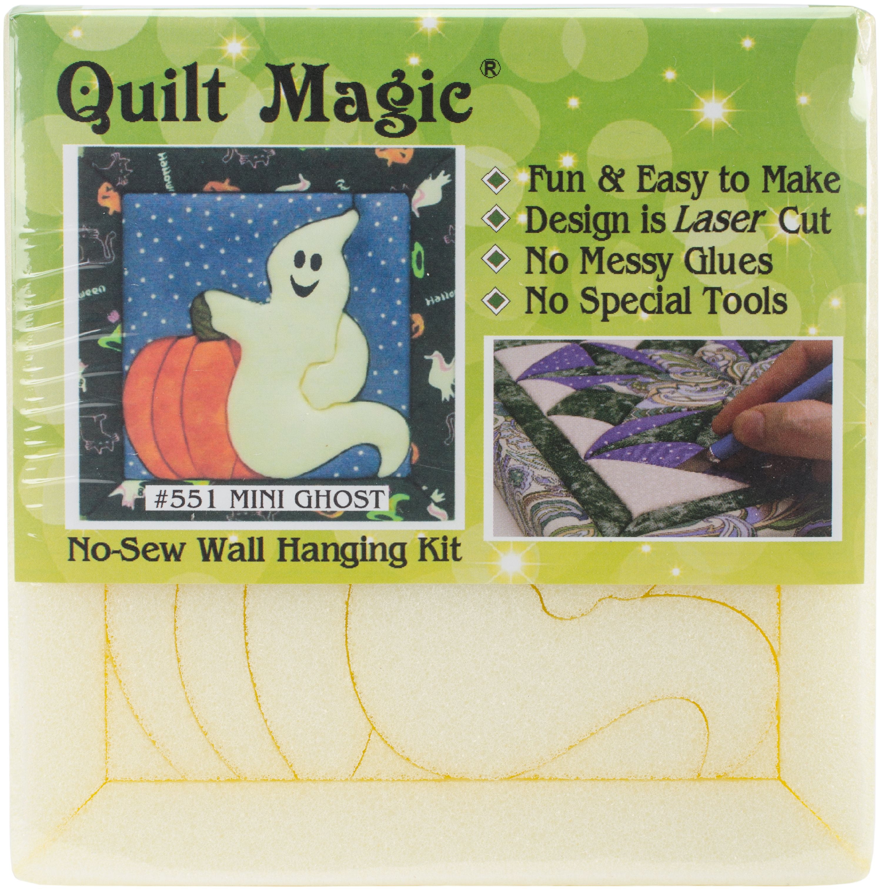 Ghost Quilt Magic Kit-6"X6" - Walmart.com