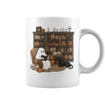 Ghost Reading Book Lovers Library Halloween Spooky Coffee Mugs ...