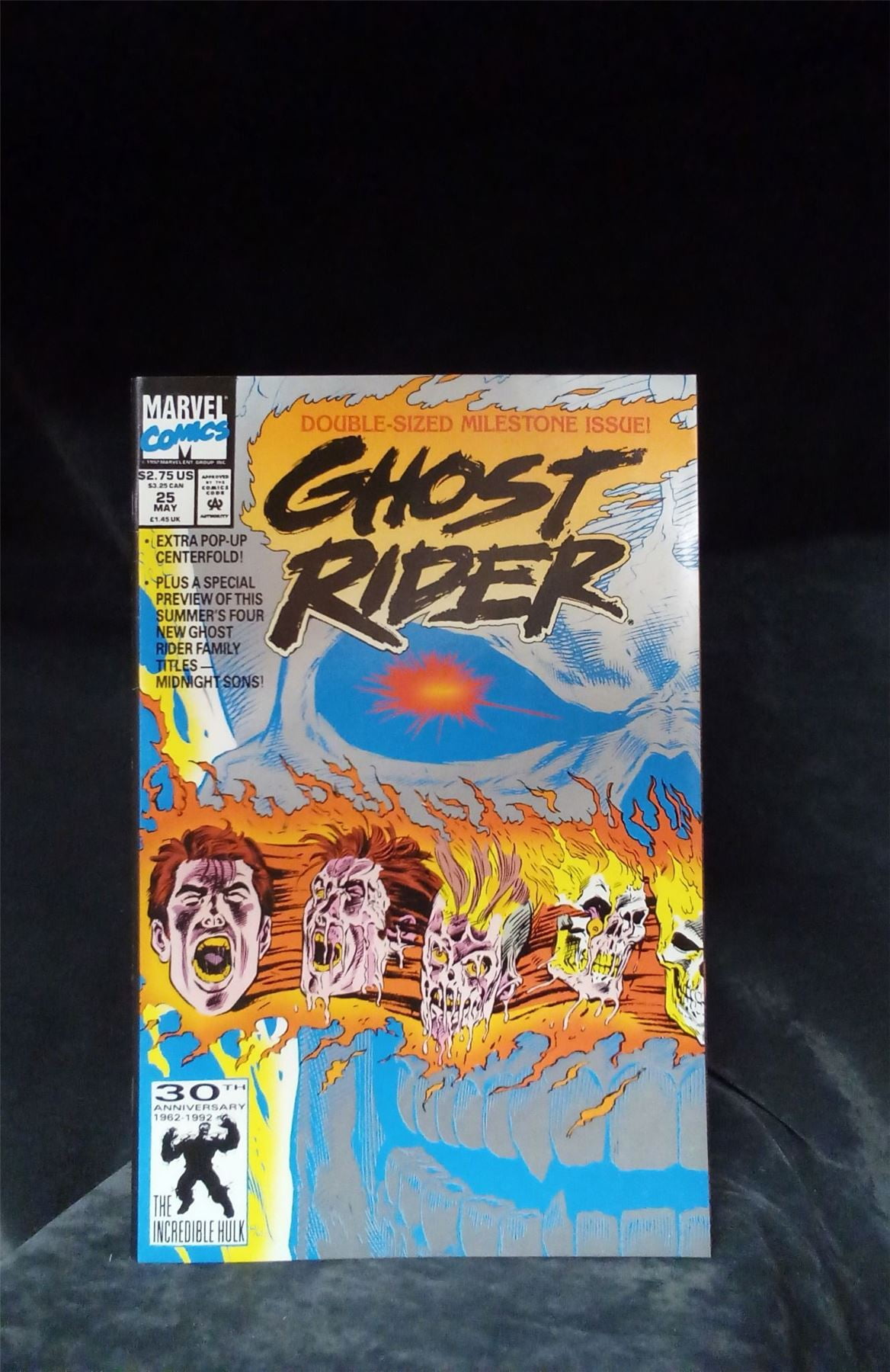 Pre-Owned Ghost Rider #25 1992 Marvel Comics Comic Book - Walmart.com