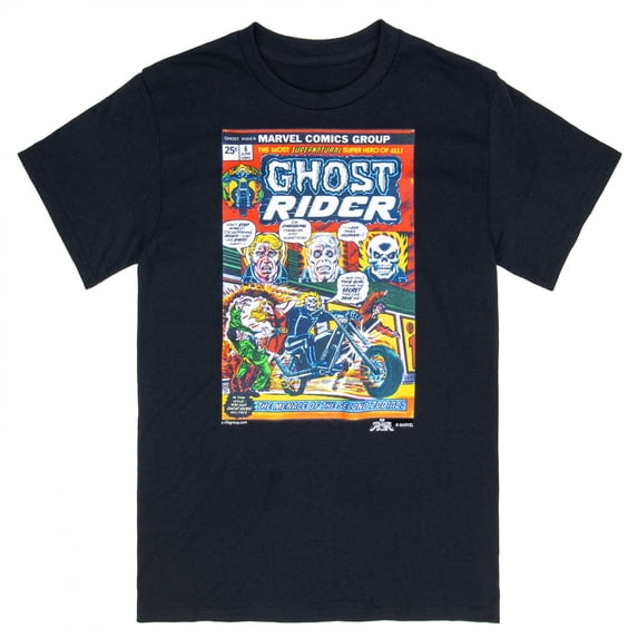 Ghost Rider Comic Cover Superhero Comic T-Shirt - Walmart.com