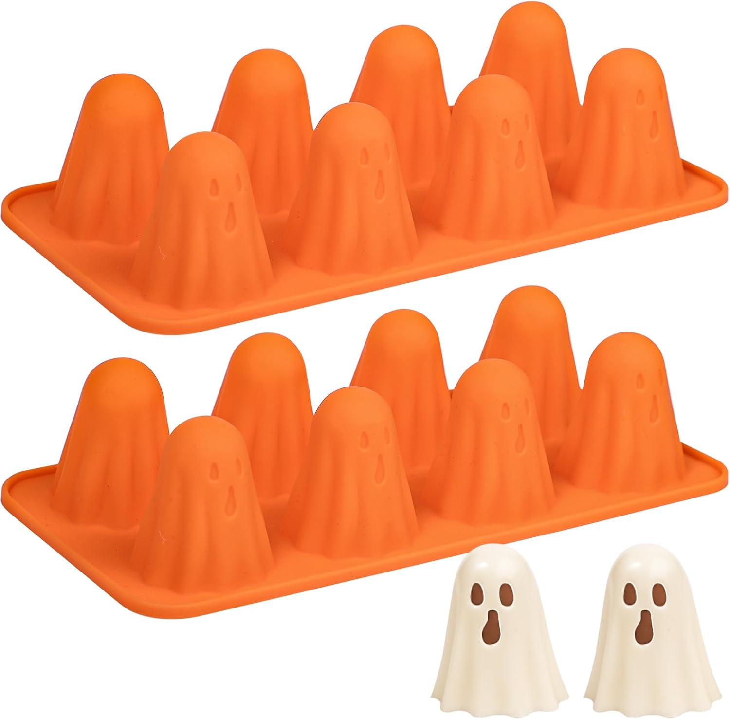 Ghost Silicone Molds,Ghost Chocolate Candy Molds, Halloween Silicone ...