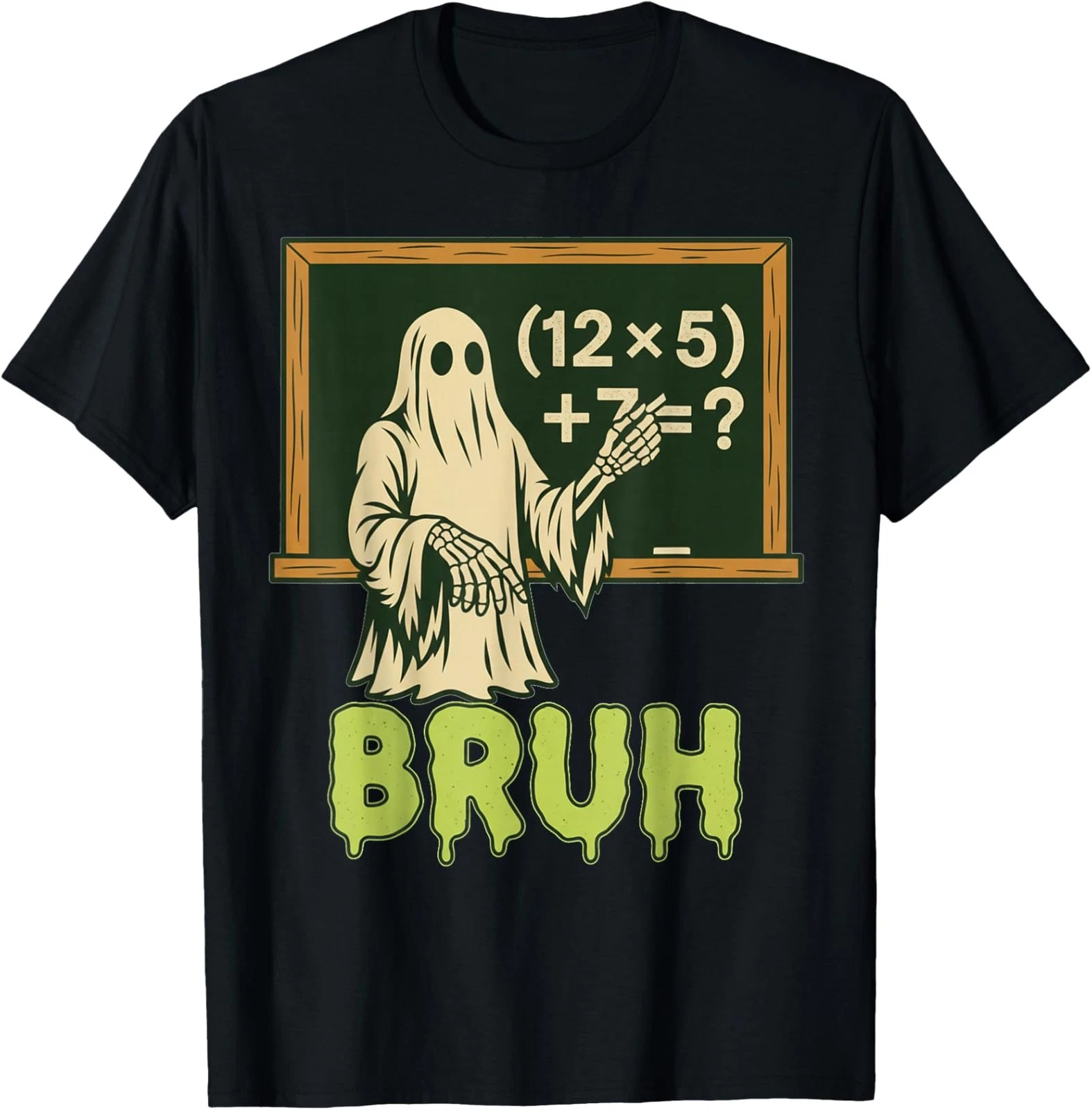 Ghost Six Seven Meme Brainrot Math Joke T-Shirt - Walmart.com