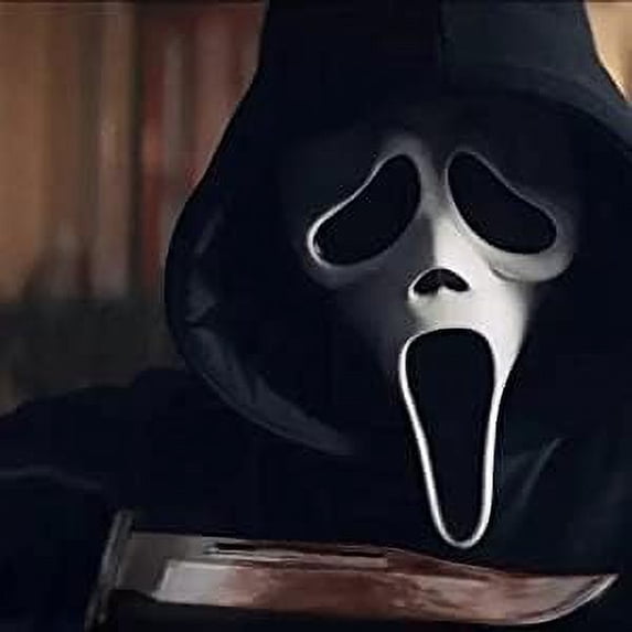Ghost Skull Mask Scary Halloween Cosplay Mask - Universal One Size ...