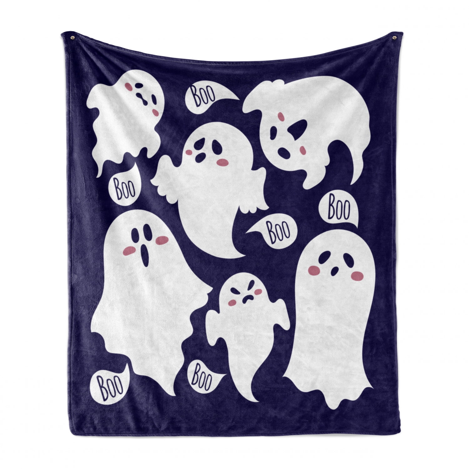 Ghost Soft Flannel Fleece Throw Blanket, Scary Ghost Characters Drawn ...