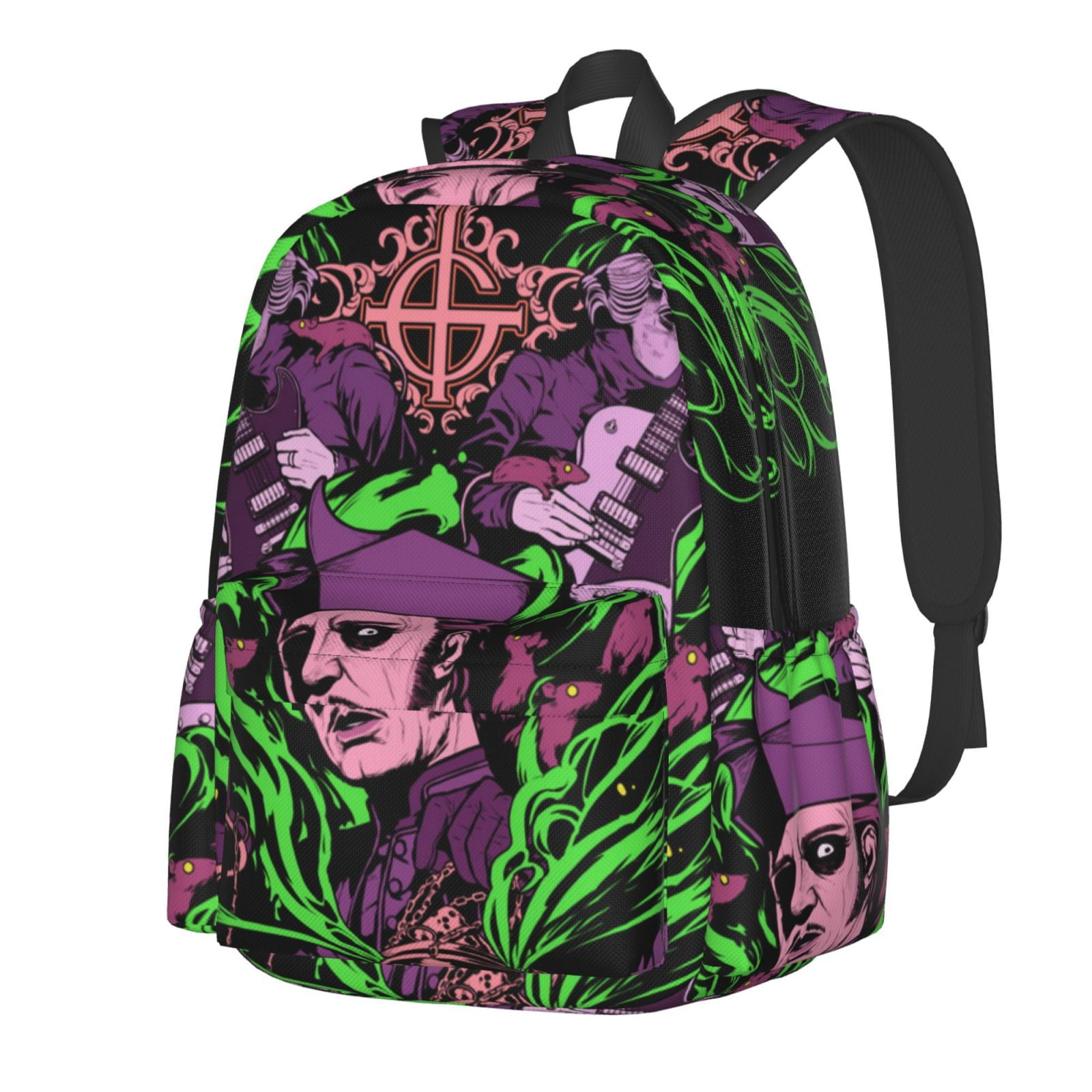 Ghost Square Hammer Laptop Backpack Large Capacity Lightweight Daypack ...