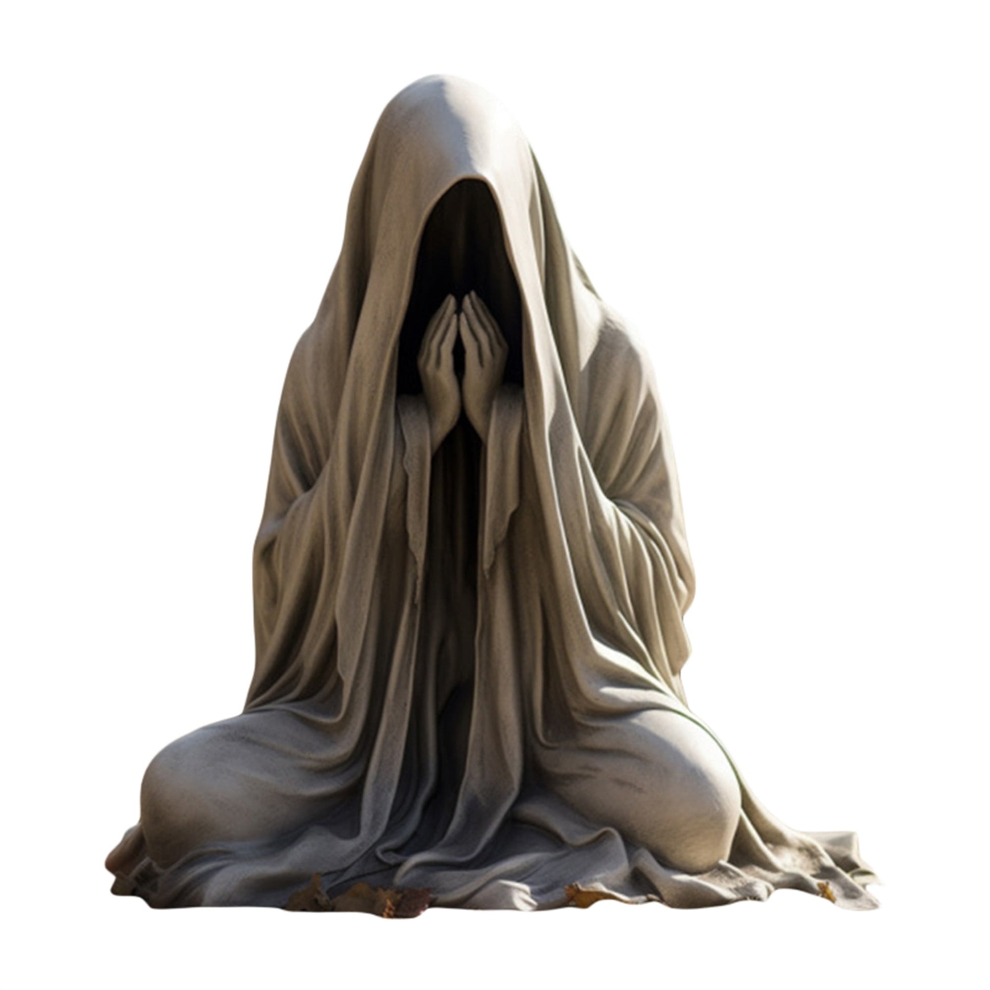 Ghost Statue Halloween Decorations, Terrifying Hell Messenger Craft ...