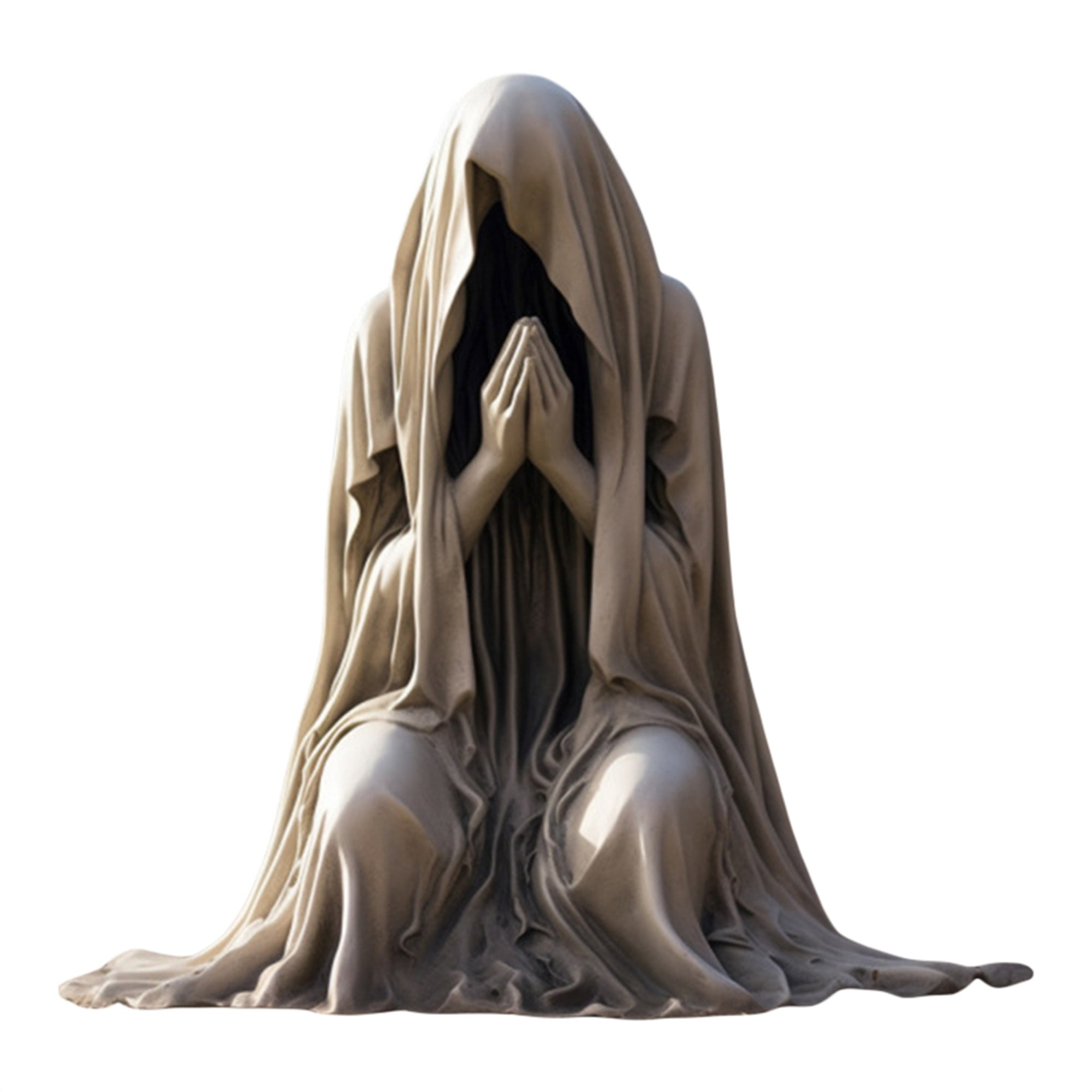 Ghost Statue Halloween Decorations, Terrifying Hell Messenger Craft ...