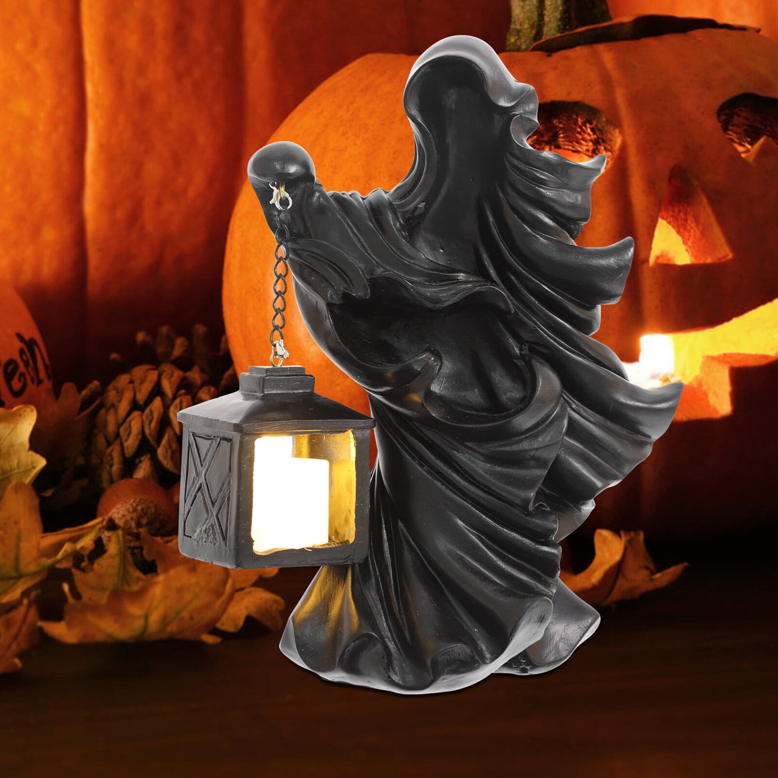 Ghost Statue, Resin Ghost with Lantern Resin Ghost Messenger Statue ...