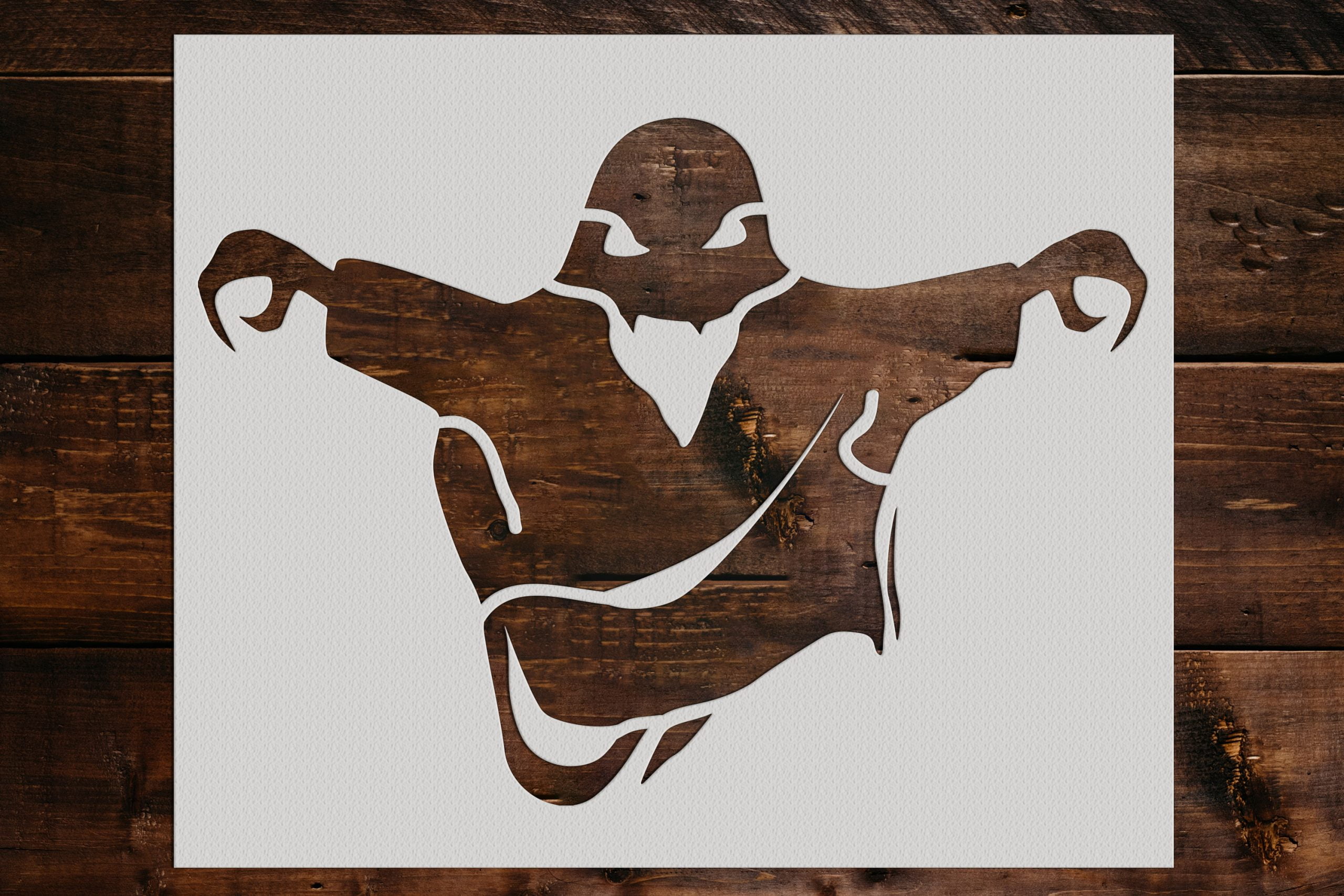 Ghost Stencil - Art and Wall Stencil (36"x60") - Walmart.com