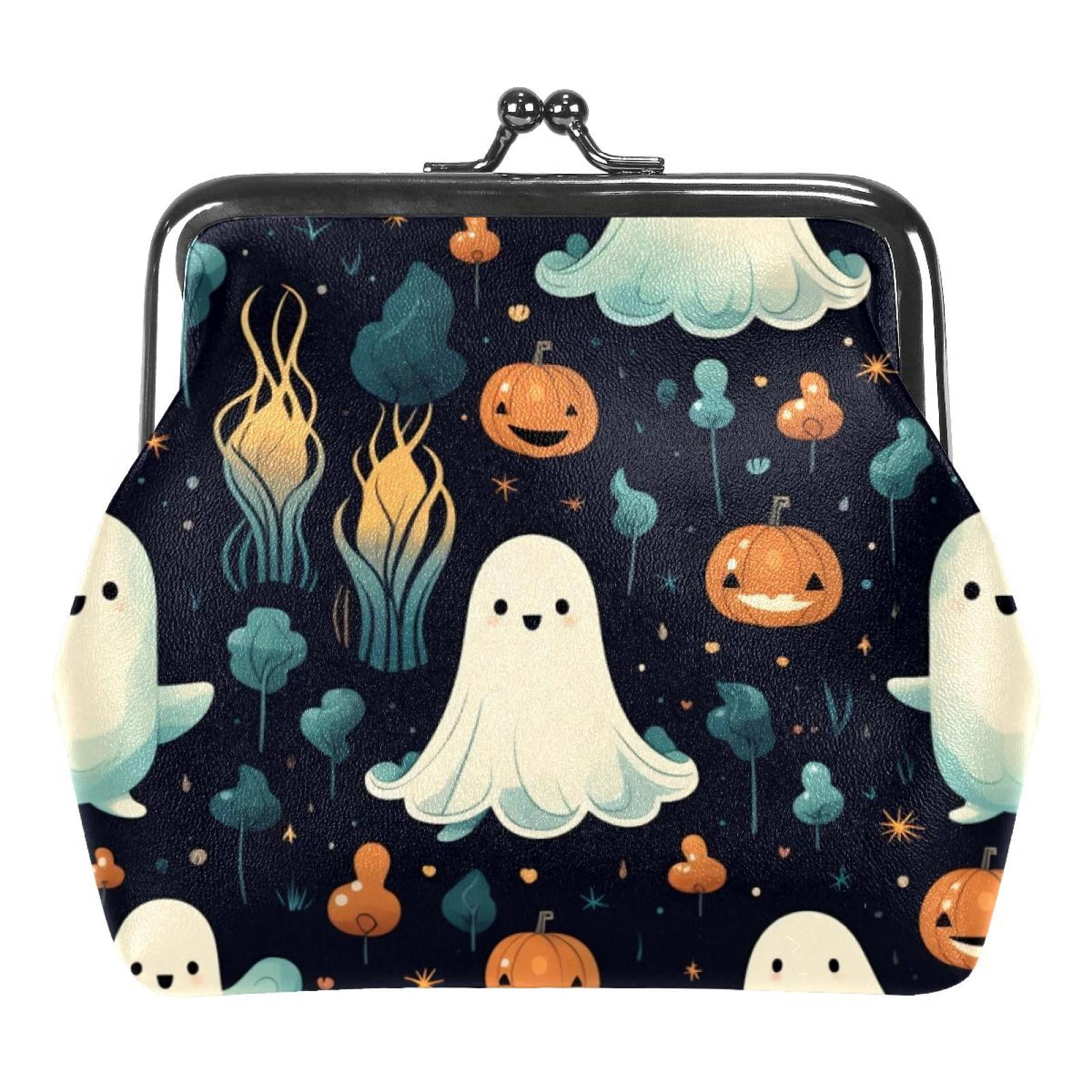 Ghost Stylish and Compact Coin Purse - 0.7 Microfiber Zinc Alloy Jaws ...