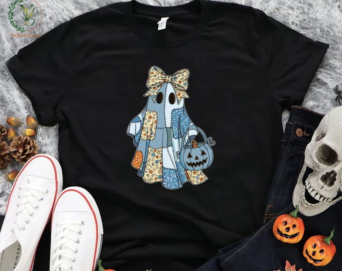 Ghost Tee Costume, Spooky Boo, Ghost, Top, Party, Cute Boo Ghost ...