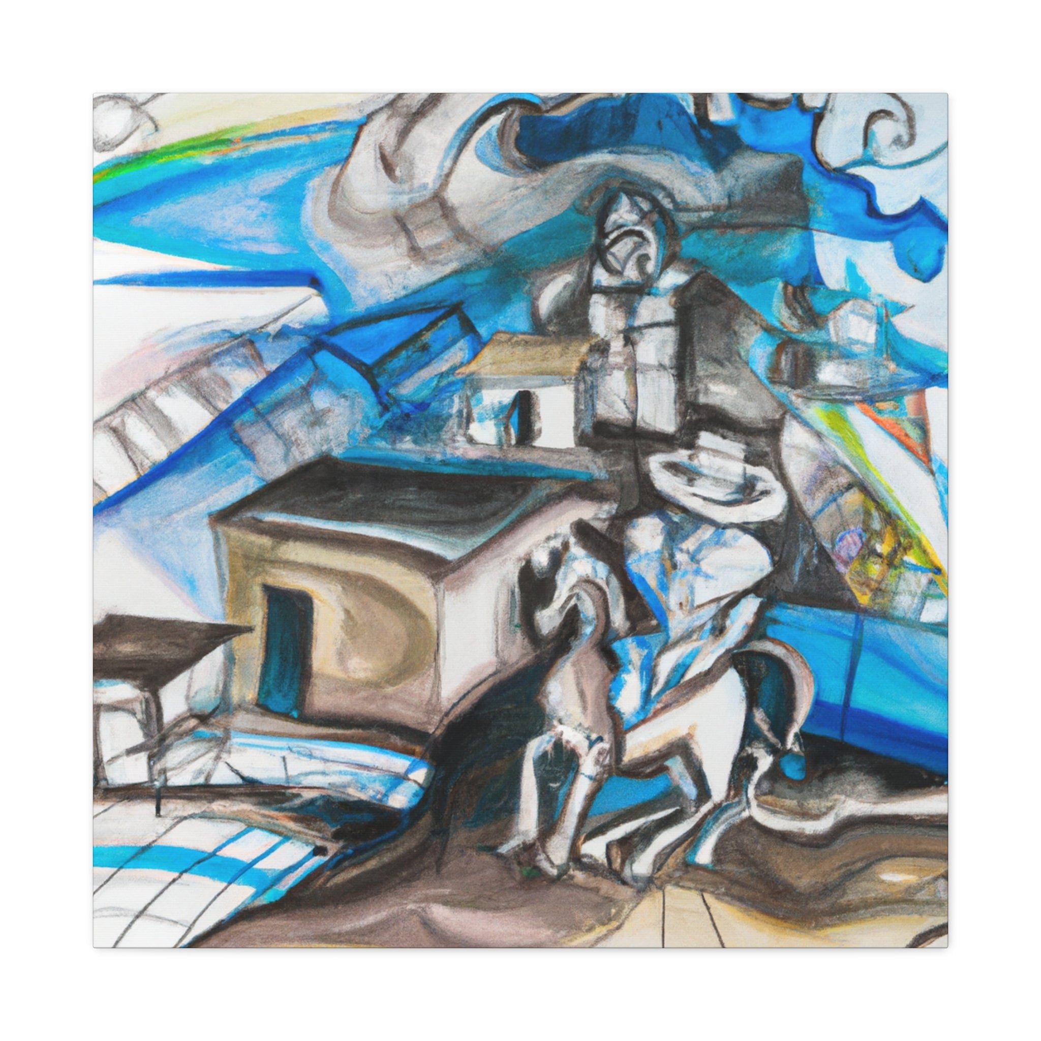 "Ghost Town Dreamscape" - Canvas - Walmart.com