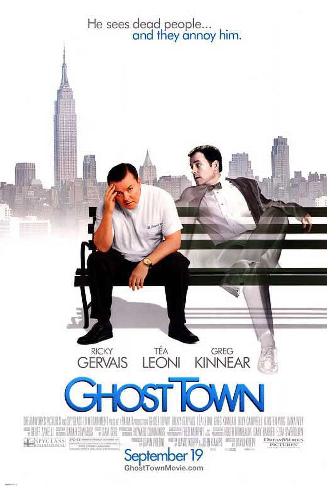 Ghost Town - movie POSTER (Style A) (27" x 40") (2008) - Walmart.com