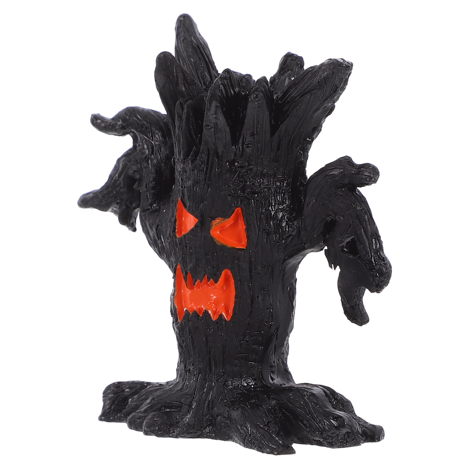 Ghost Tree Halloween Ghost Decoration Creepy Tree Statue Miniature Tree ...