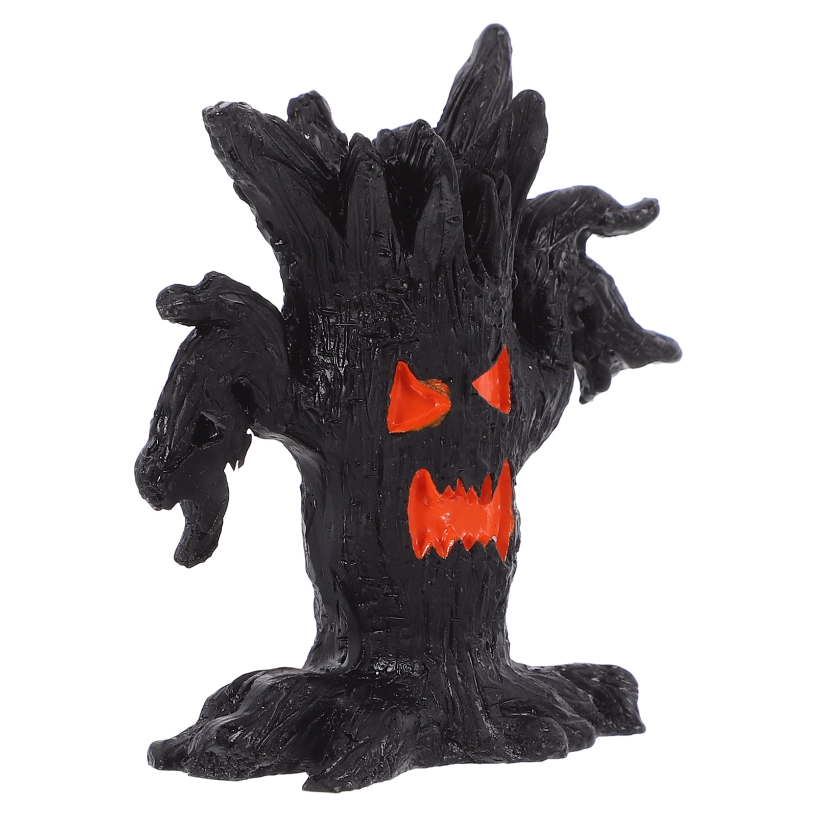 Ghost Tree Halloween Ghost Decoration Creepy Tree Statue Miniature Tree ...