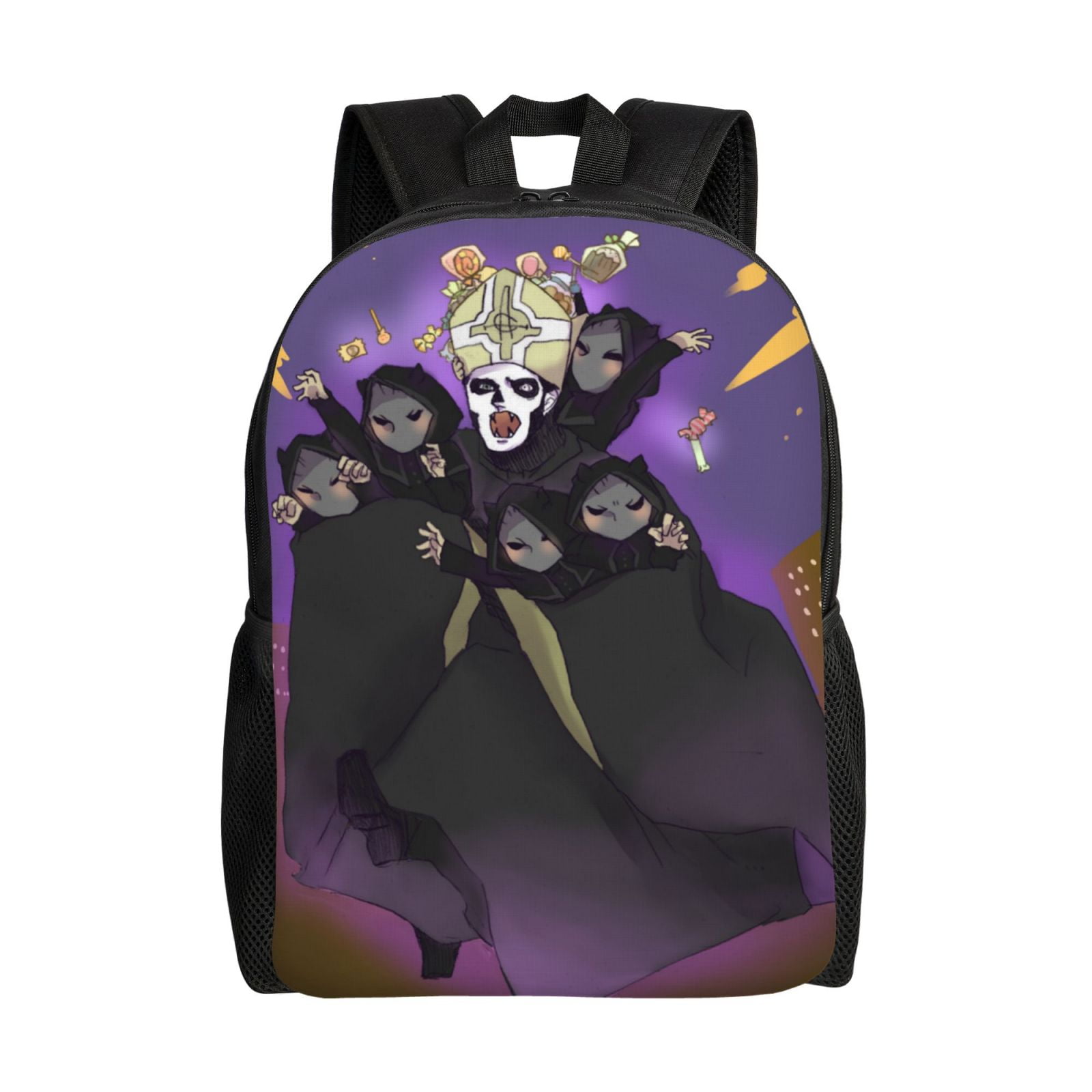 Ghost Unisex Backpack Laptop Daypack Adjustable Shoulders School Bag Satchel Lightweight Basic ...