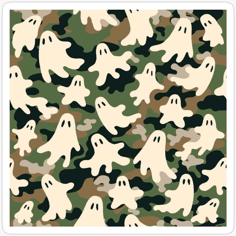 Ghost Us Army Pattern You Can'T See Me Sticker Phone Decal Water Bottle ...