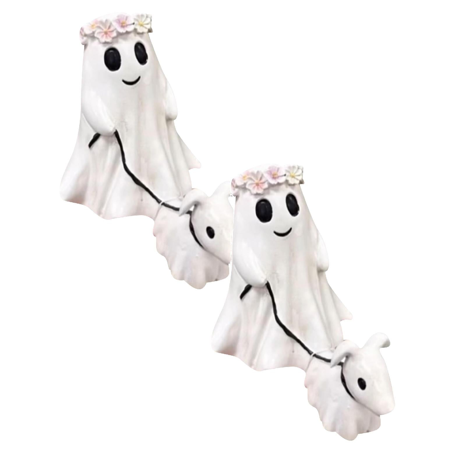 Ghost Walking Dog Statue, 2025 Halloween Ghost Dog Decor, Spooky Ghost ...