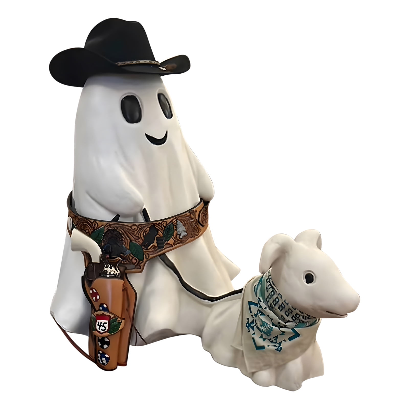 Ghost Walking Dog Statue,Halloween Ghost Walking Dog Statue,Ghost ...