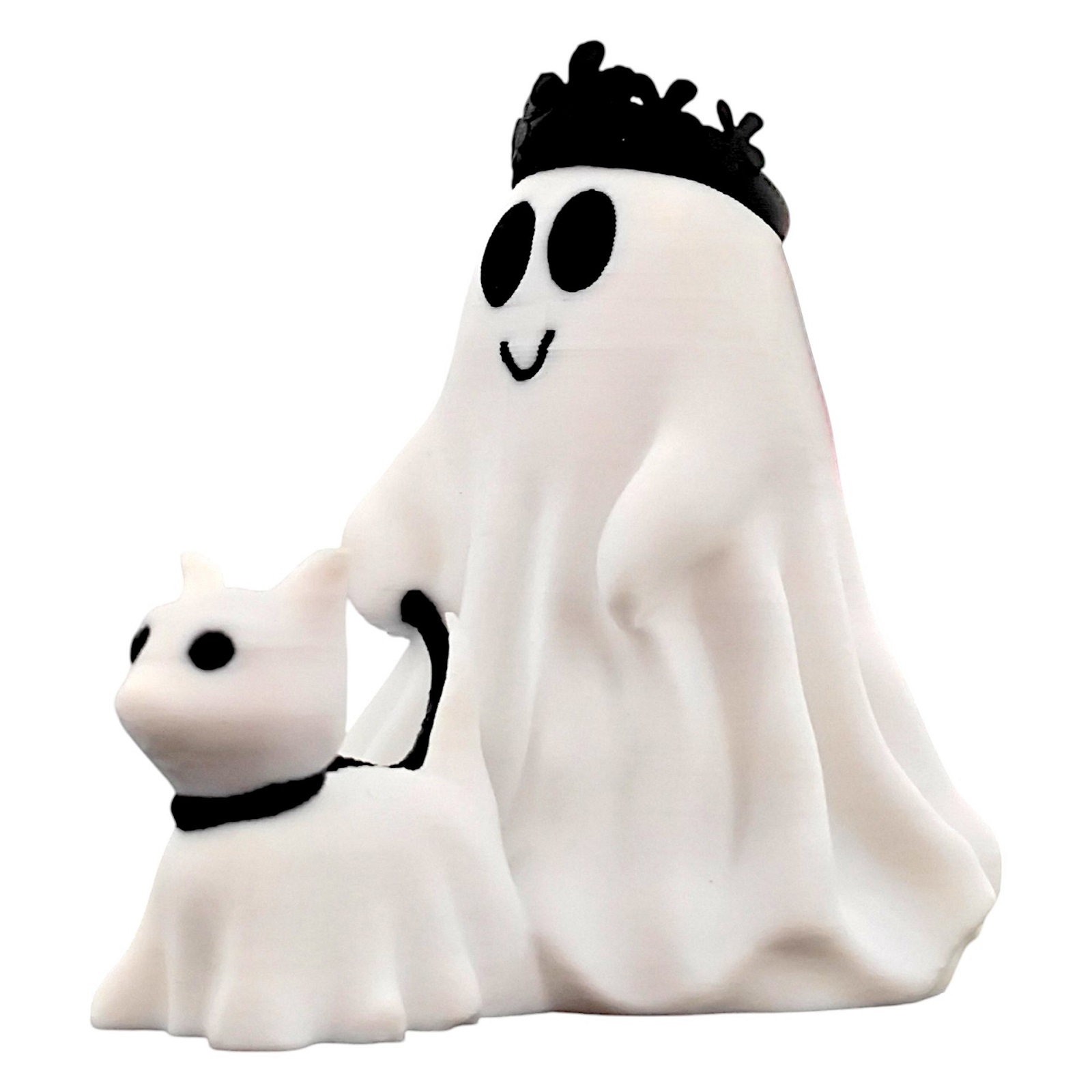 Ghost Walking Dog Statue, Halloween Spooky Ghost Statue Decor, Ghost ...