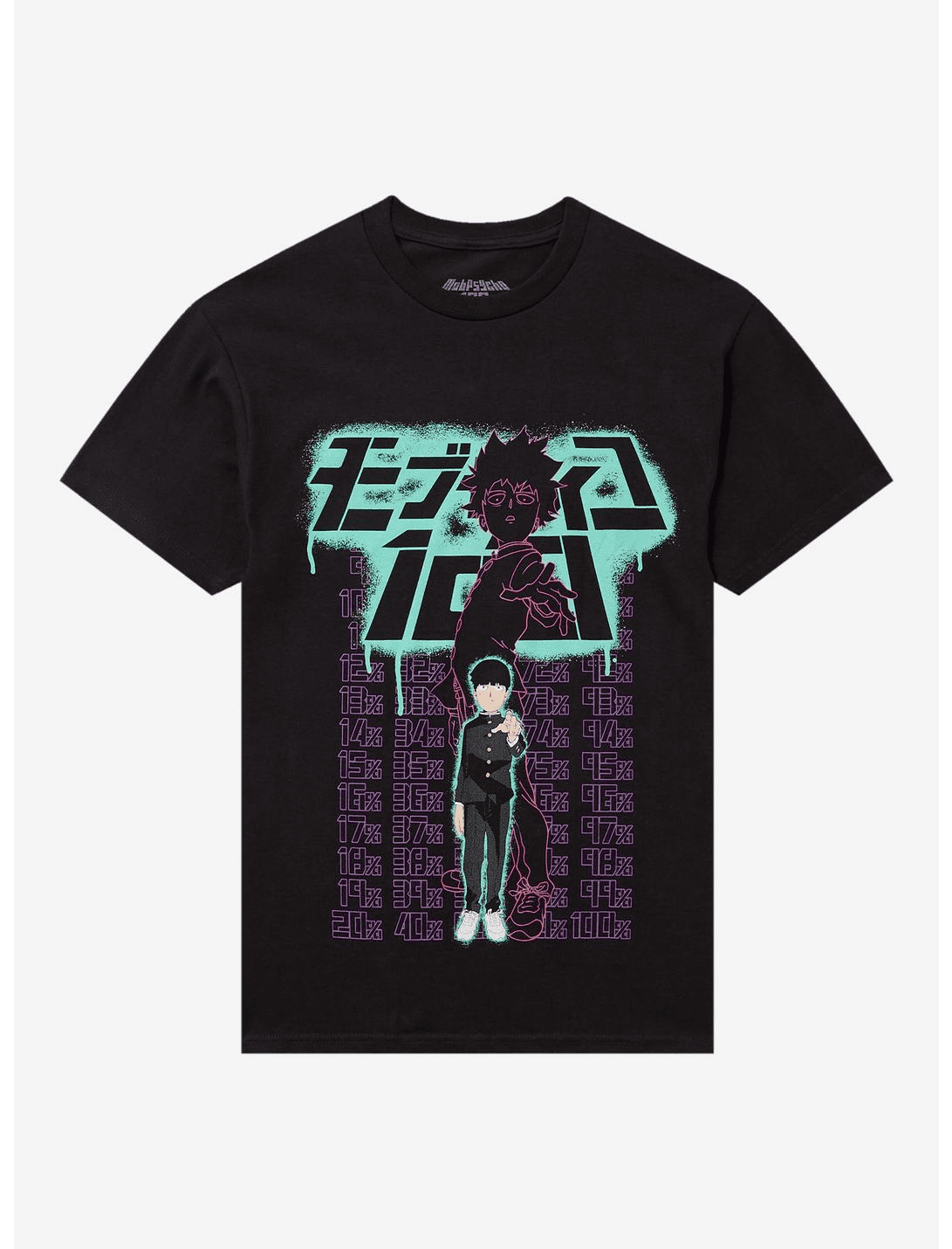 Ghost X Ghost Mob Psycho 100 T-Shirt - Walmart.com