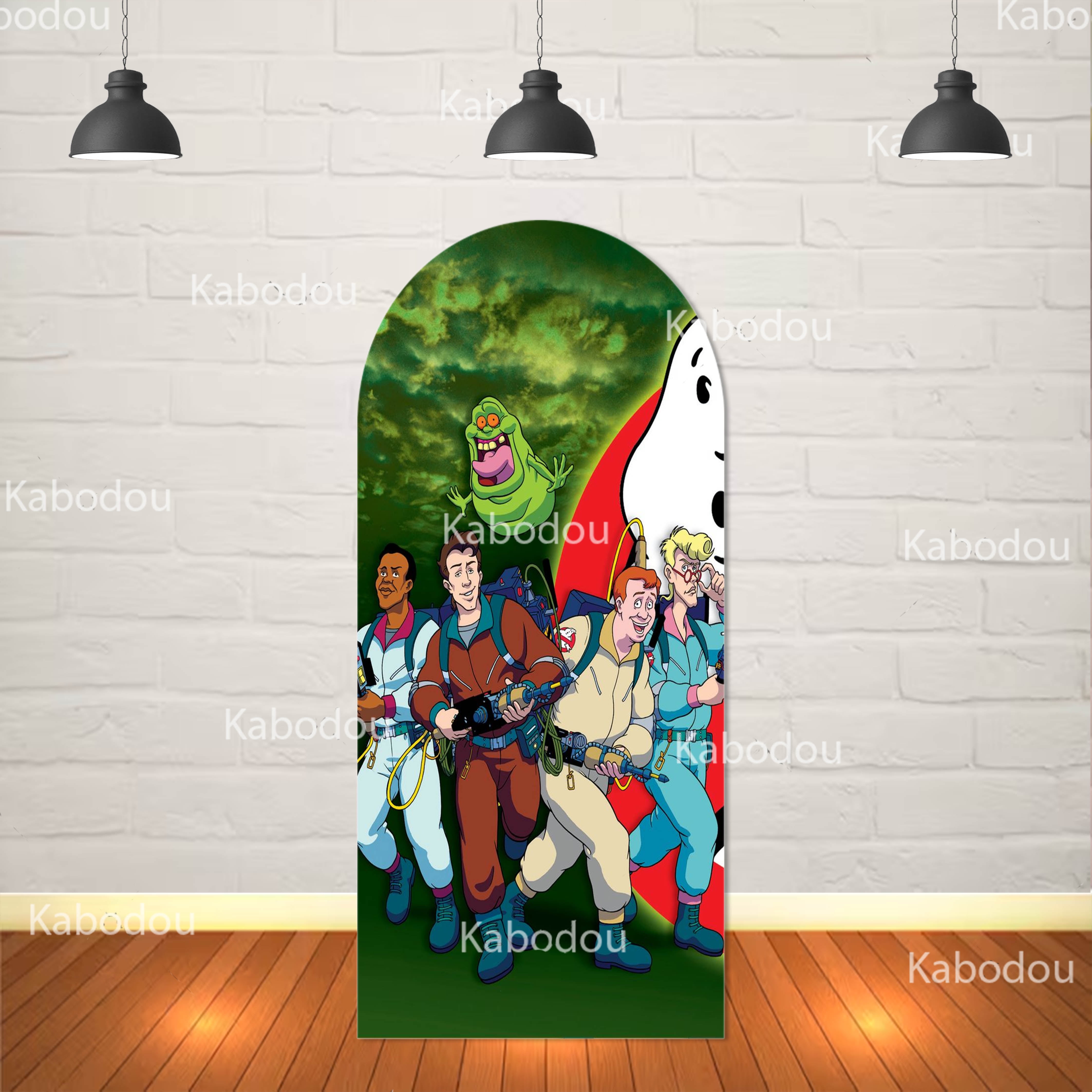 Ghost-busters 7.2FT Arch Backdrop Cover Ghost-busters Birthday Party ...