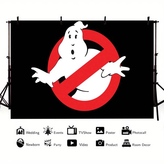 Prime Party Ghostbusters Happy Birthday Jointed Banner with Slimer & No ...