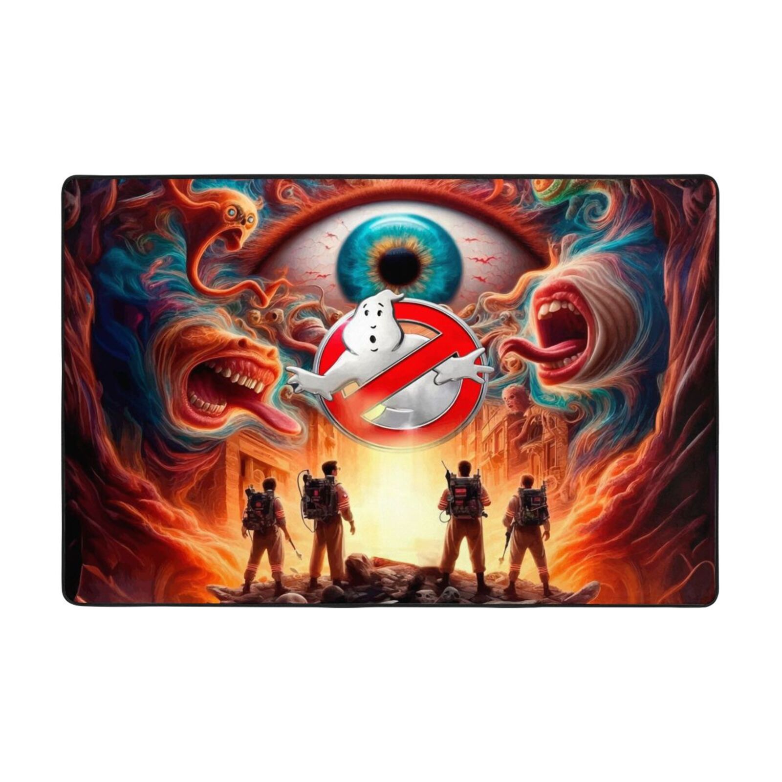 Ghostbuster Area Rugs Kid Bedroom Soft Mat Carpet Non-Slip Washable ...