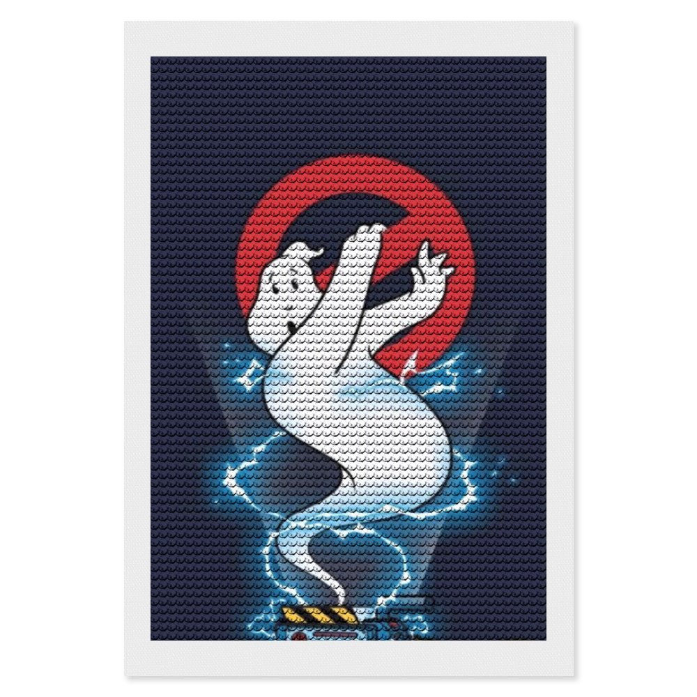 Ghostbuster Diamond Art Kits for Adults Kids,DIY 5D Round Full Drill ...