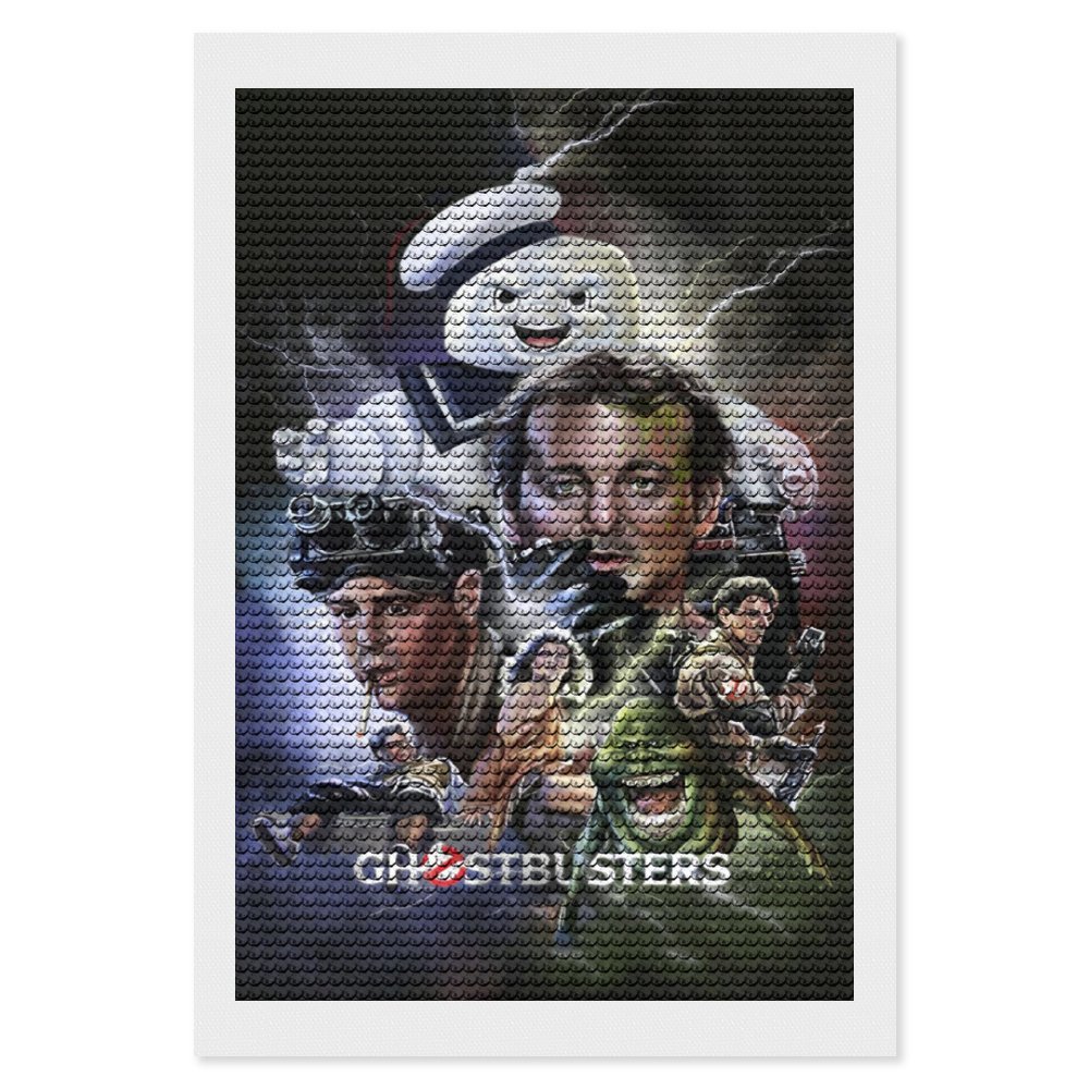 Ghostbuster Diamond Art Kits for Adults Kids,DIY 5D Round Full Drill ...