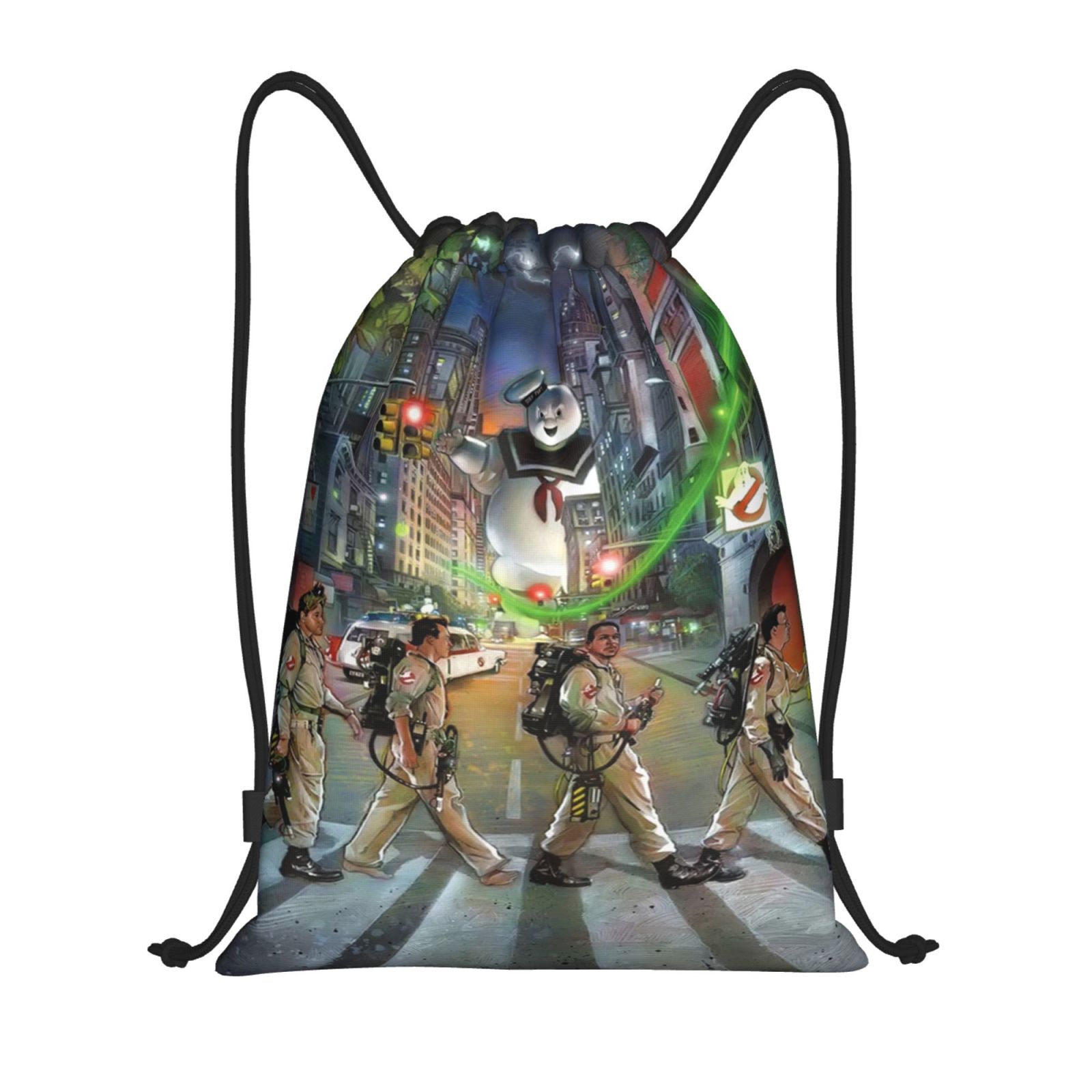 Ghostbuster Drawstring Bags Unisex Drawstring Back-pack Daypack Sports ...