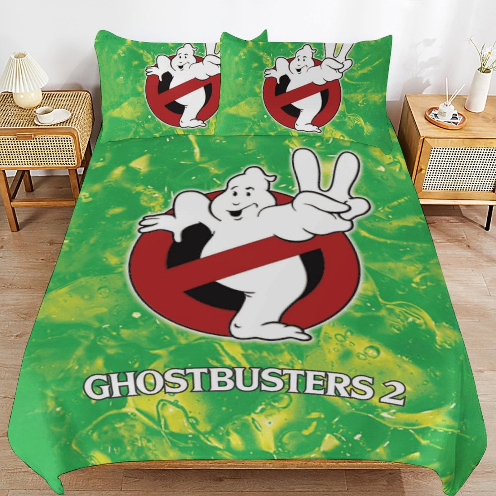 Ghostbuster Duvet Cover 3 Piece Bedding Set,Teen Comforter Cover Set ...