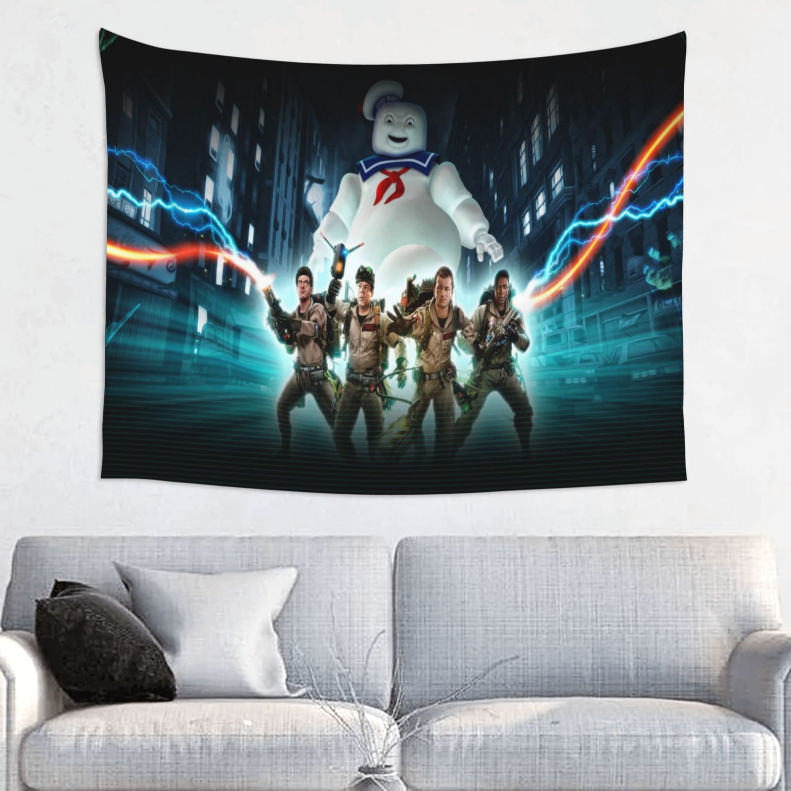 Ghostbuster Wall Tapestry Anime Poster For Bedroom Aesthetics Funny ...