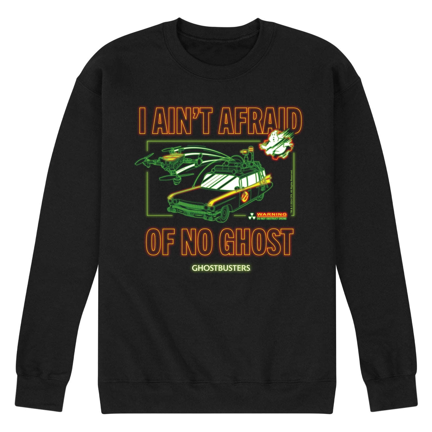Ghostbusters 2 - Frozen Empire - I Aint Afraid Ecto 1 - Adult Crew ...