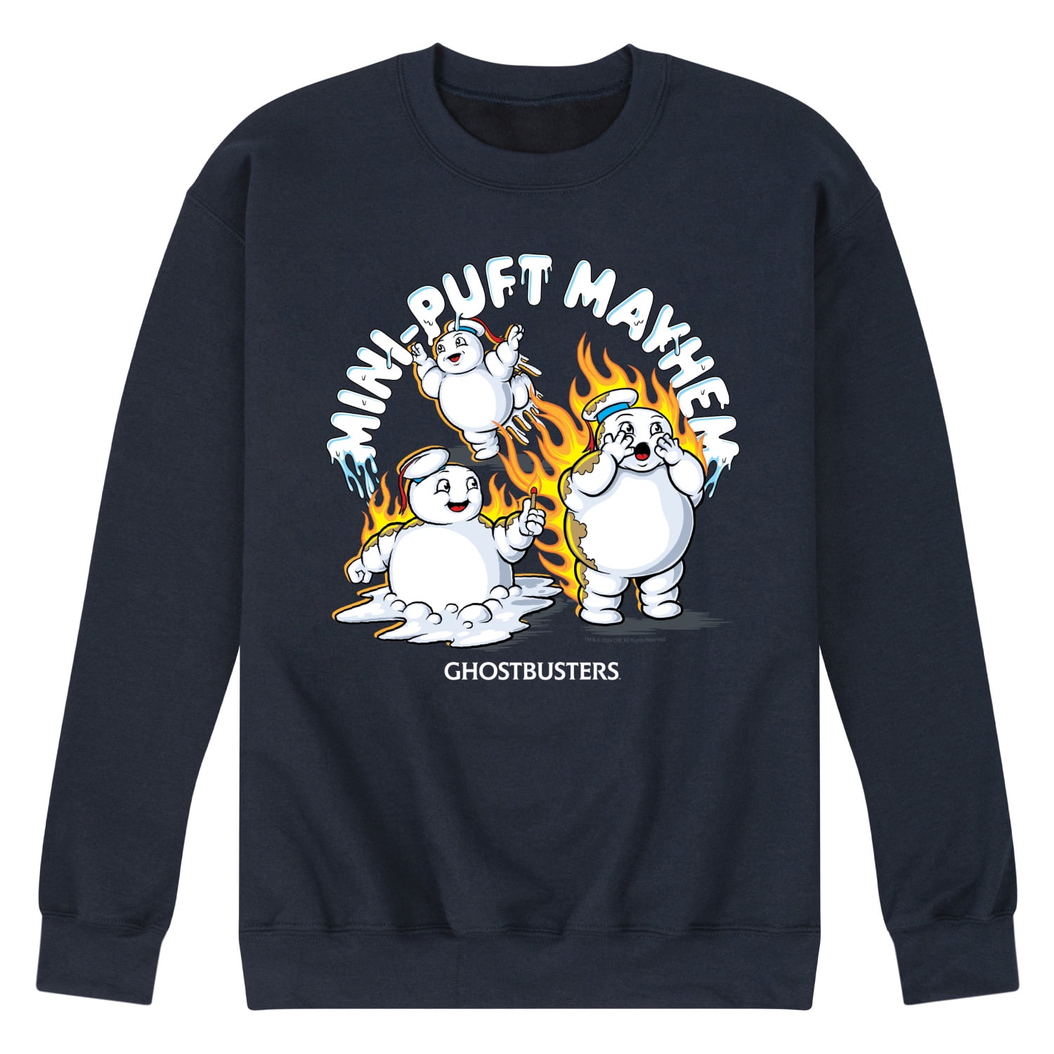 Ghostbusters 2 - Frozen Empire - Mini Pufts Mayhem - Adult Crew Fleece ...