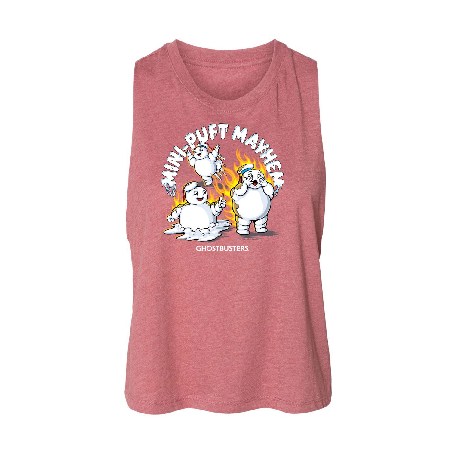 Ghostbusters 2 - Frozen Empire -Mini Pufts Mayhem - Cropped Racerback ...