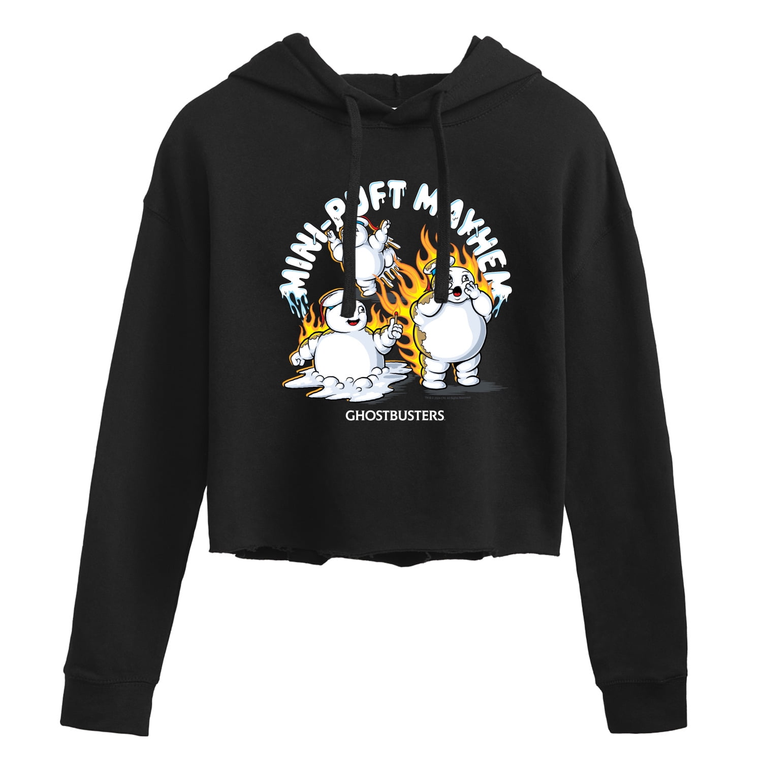 Ghostbusters 2 - Frozen Empire - Mini Pufts Mayhem - Ladies Cropped ...