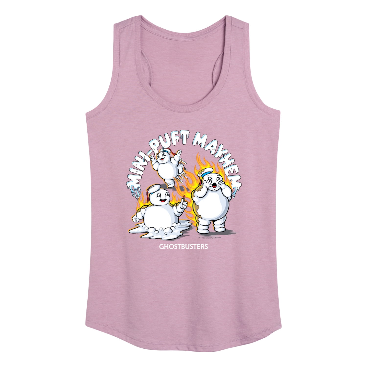 Ghostbusters 2 - Frozen Empire - Mini Pufts Mayhem - Ladies Racerback ...