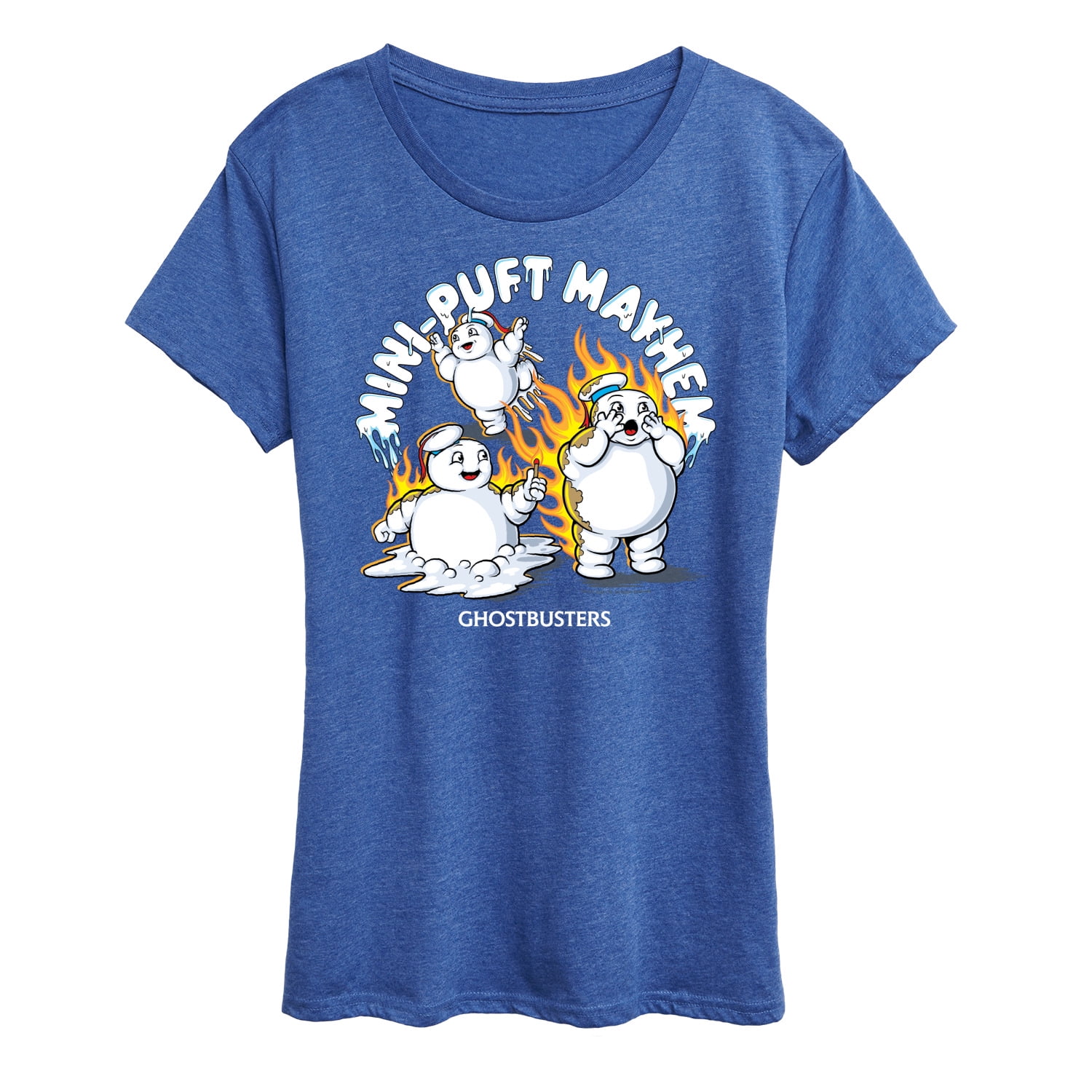 Ghostbusters 2 - Frozen Empire - Mini Pufts - Ladies Short Sleeve ...