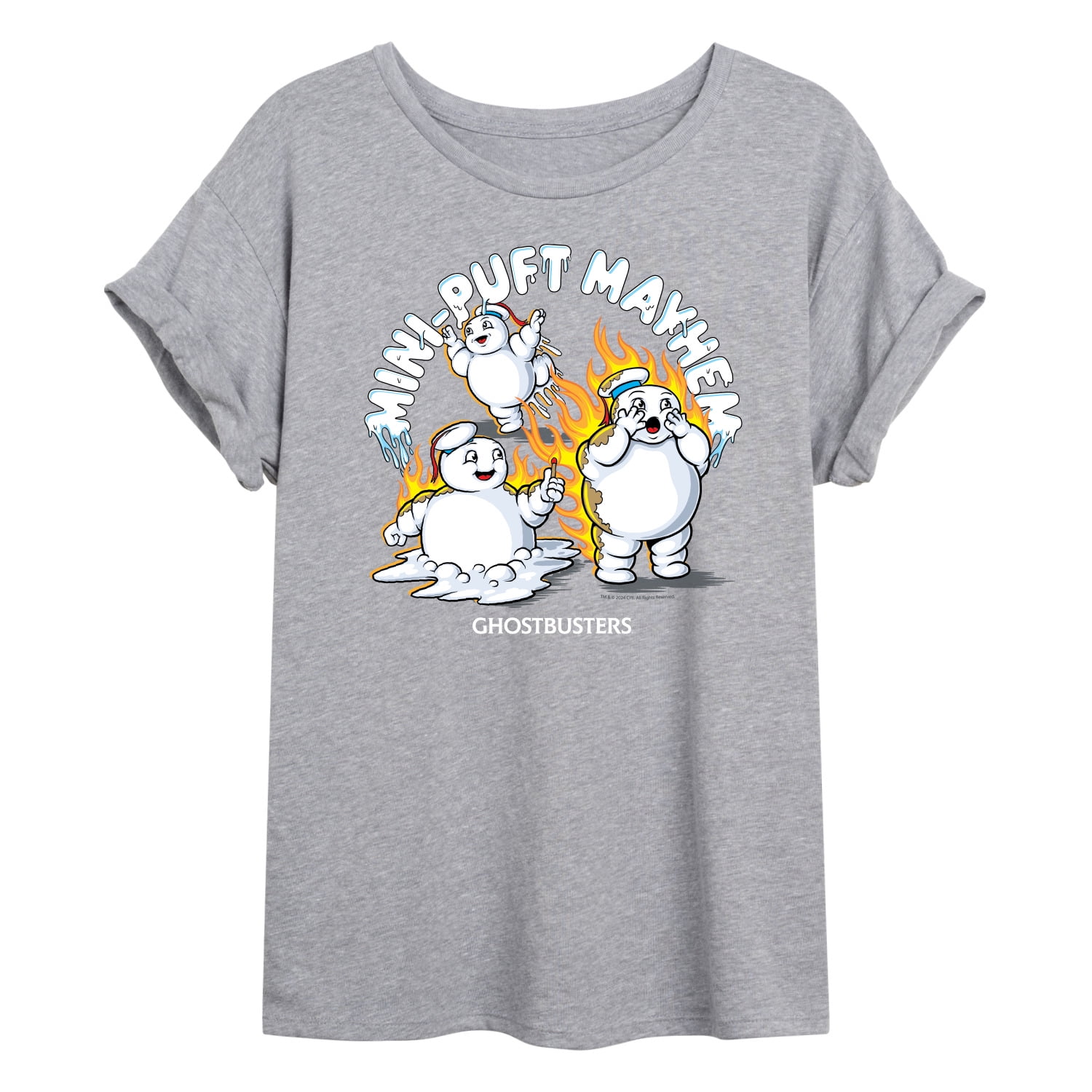 Ghostbusters 2 - Frozen Empire -Mini Pufts Mayhem - Women's Oversized T ...