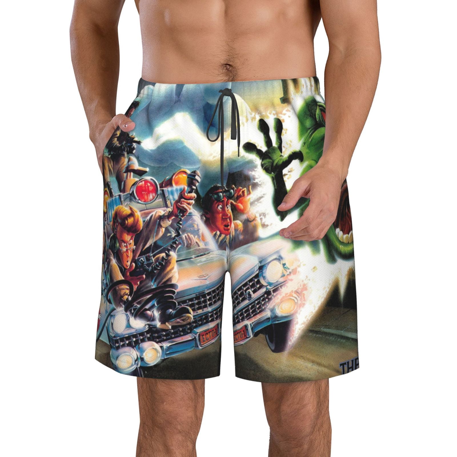 Ghostbusters 3 Movie Men's Beach Shorts Swim Trunks Casual Quick Dry ...