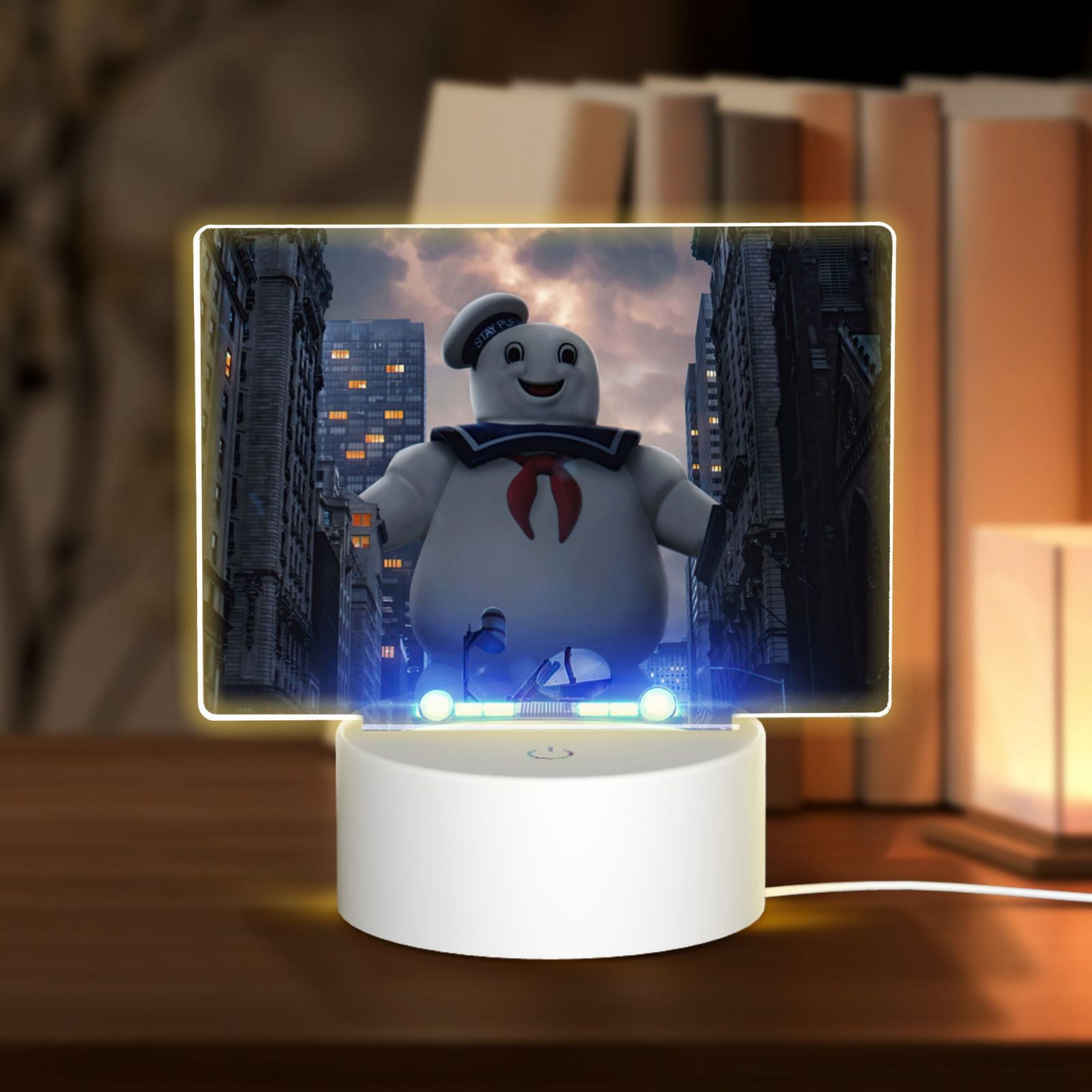 Ghostbusters Acrylic Night Light Adjustable 3 Light Modes USB Cable ...