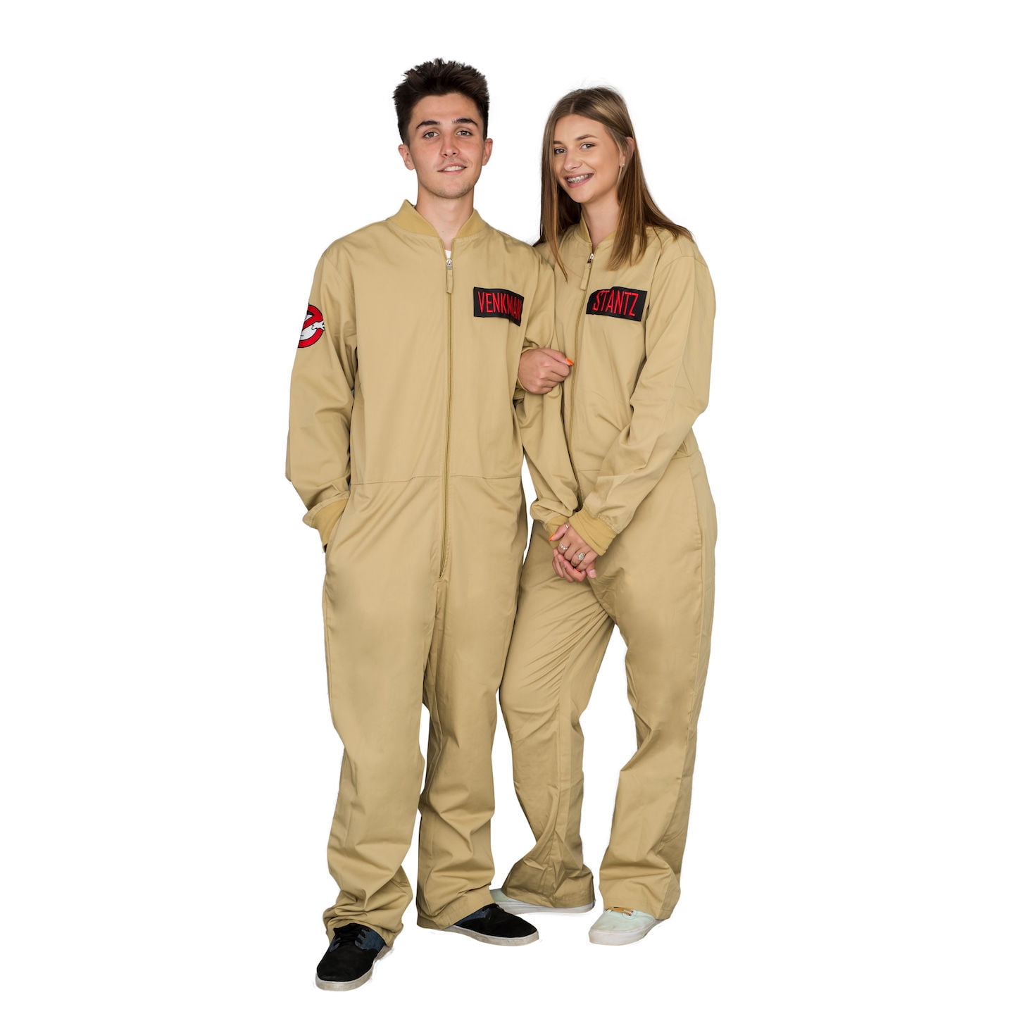 Ghostbusters Halloween Adult Unisex Costume, Zip up Jumpsuit with 4 ...