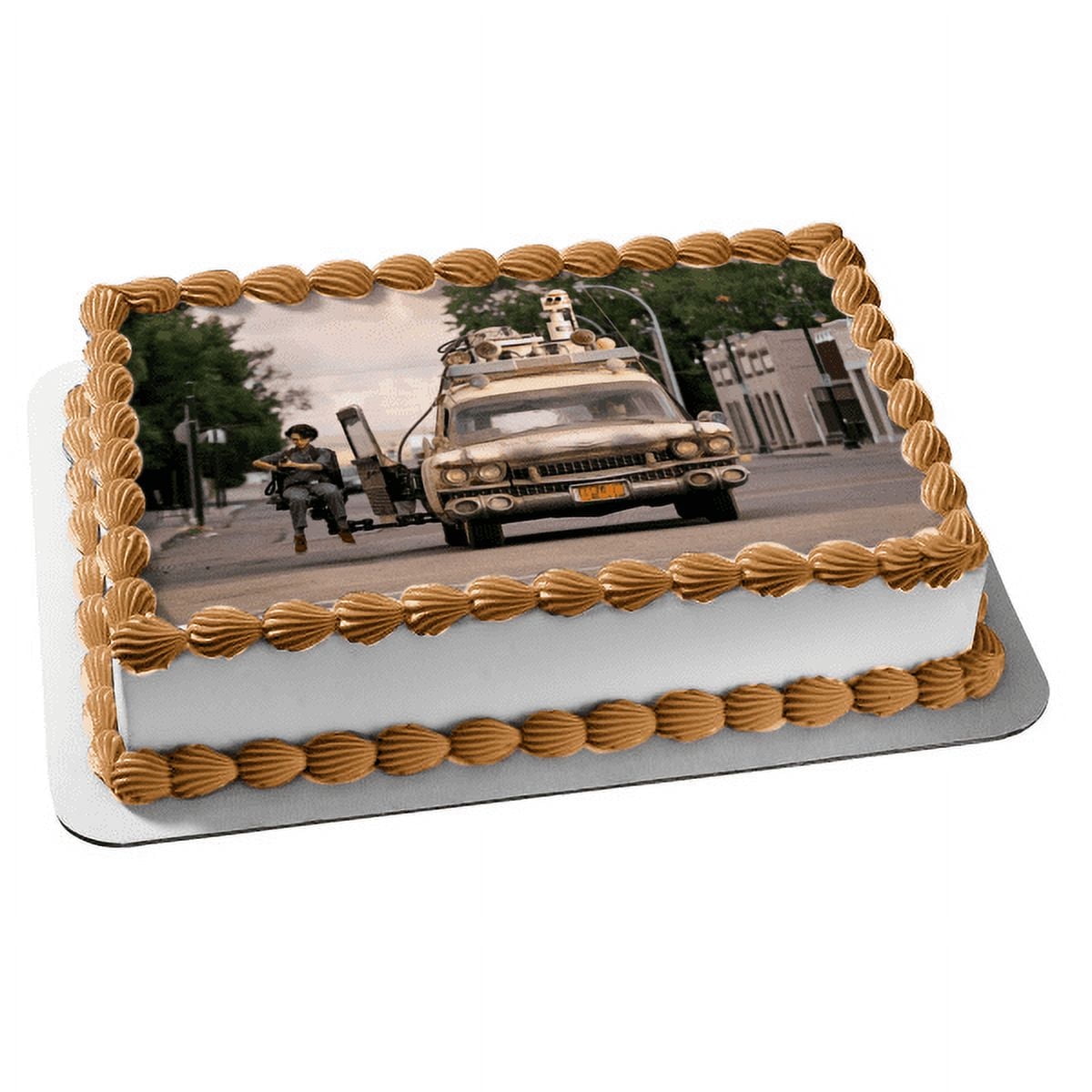 Ghostbusters: Afterlife Ecto-1 Garret Miller Edible Cake Topper Image ...