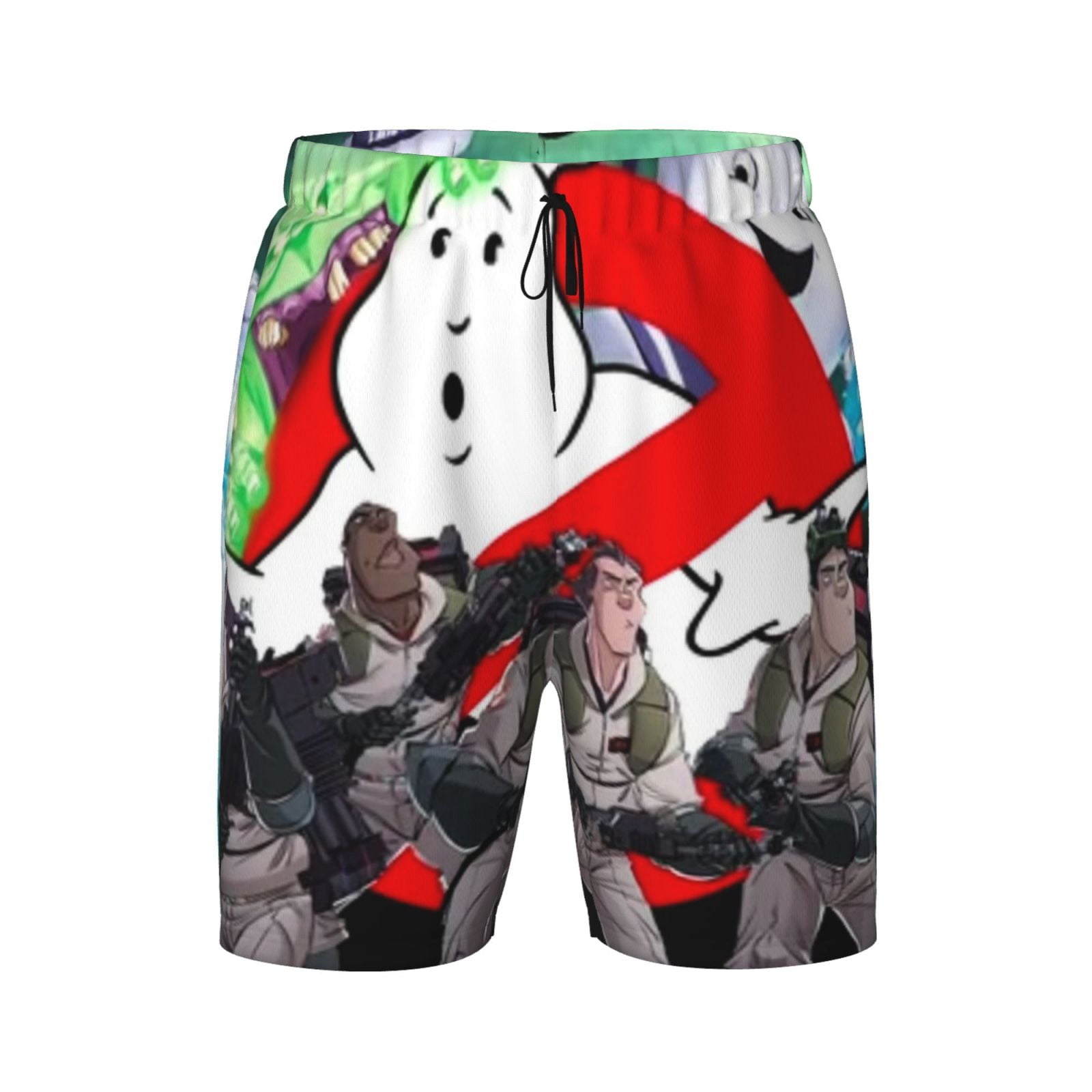 Ghostbusters Animated Teen Swim Trunks Summer Beach Board Shorts Double ...