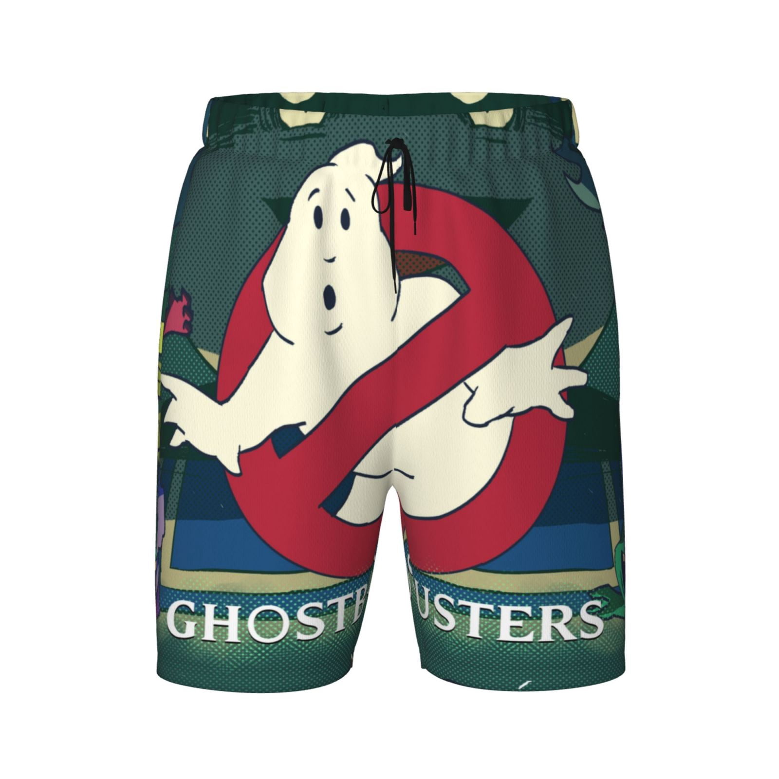 Ghostbusters Animated Teen Swim Trunks Summer Beach Board Shorts Double ...