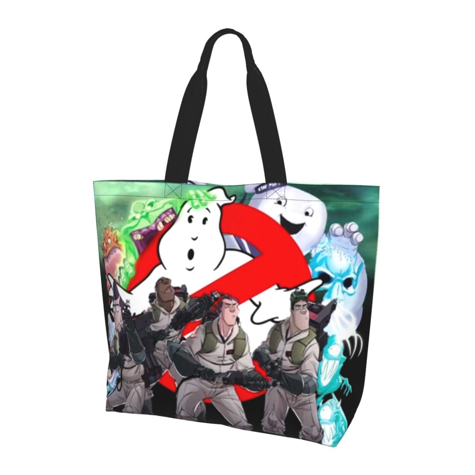 Ghostbusters Animated Tote Bags Reusable Women Shoulder Bag Grocery Bag ...